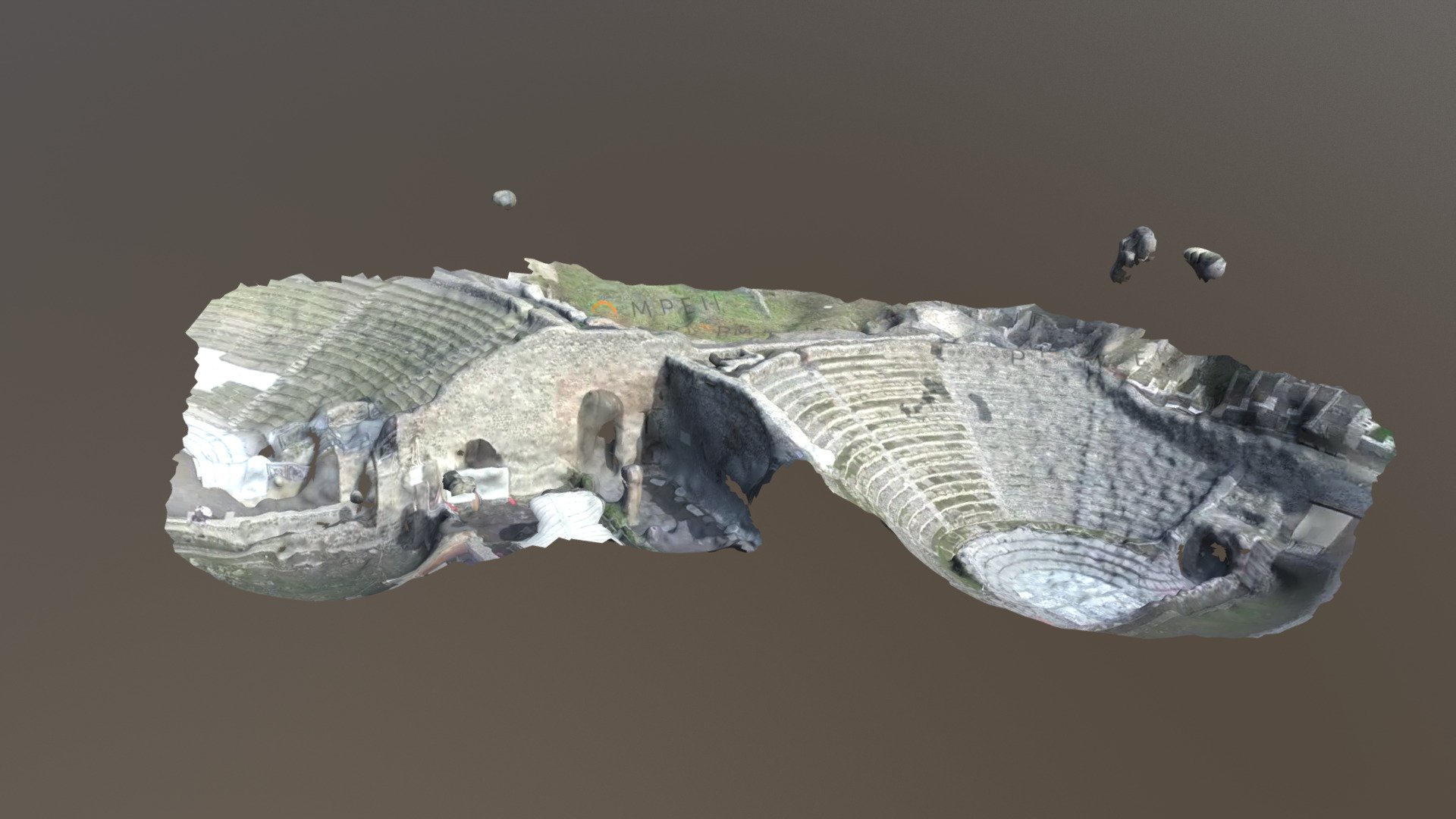 Odeon at Pompeii - Download Free 3D model by electricarchaeo [d5f86a3 ...