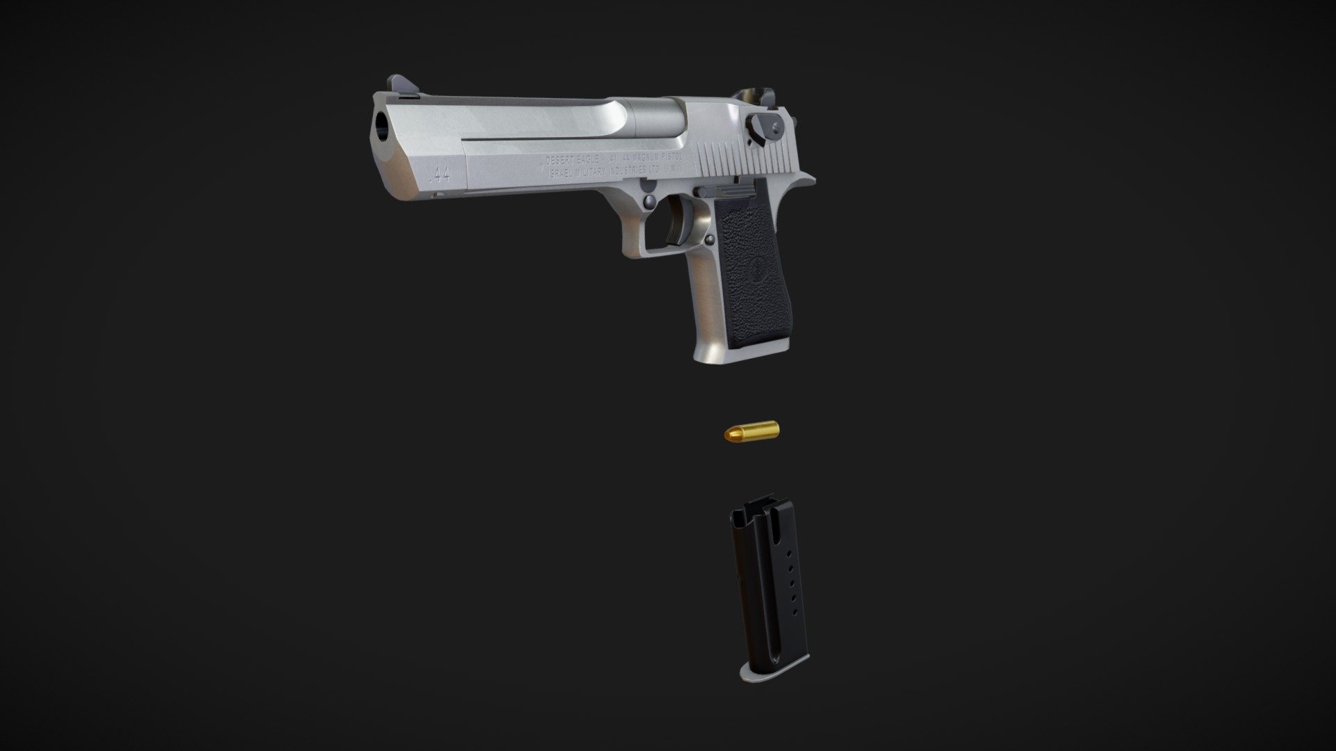 Desert Eagle - 3D model by Rishi Harshvardhan (@cnaekrage) [d5fa01b ...
