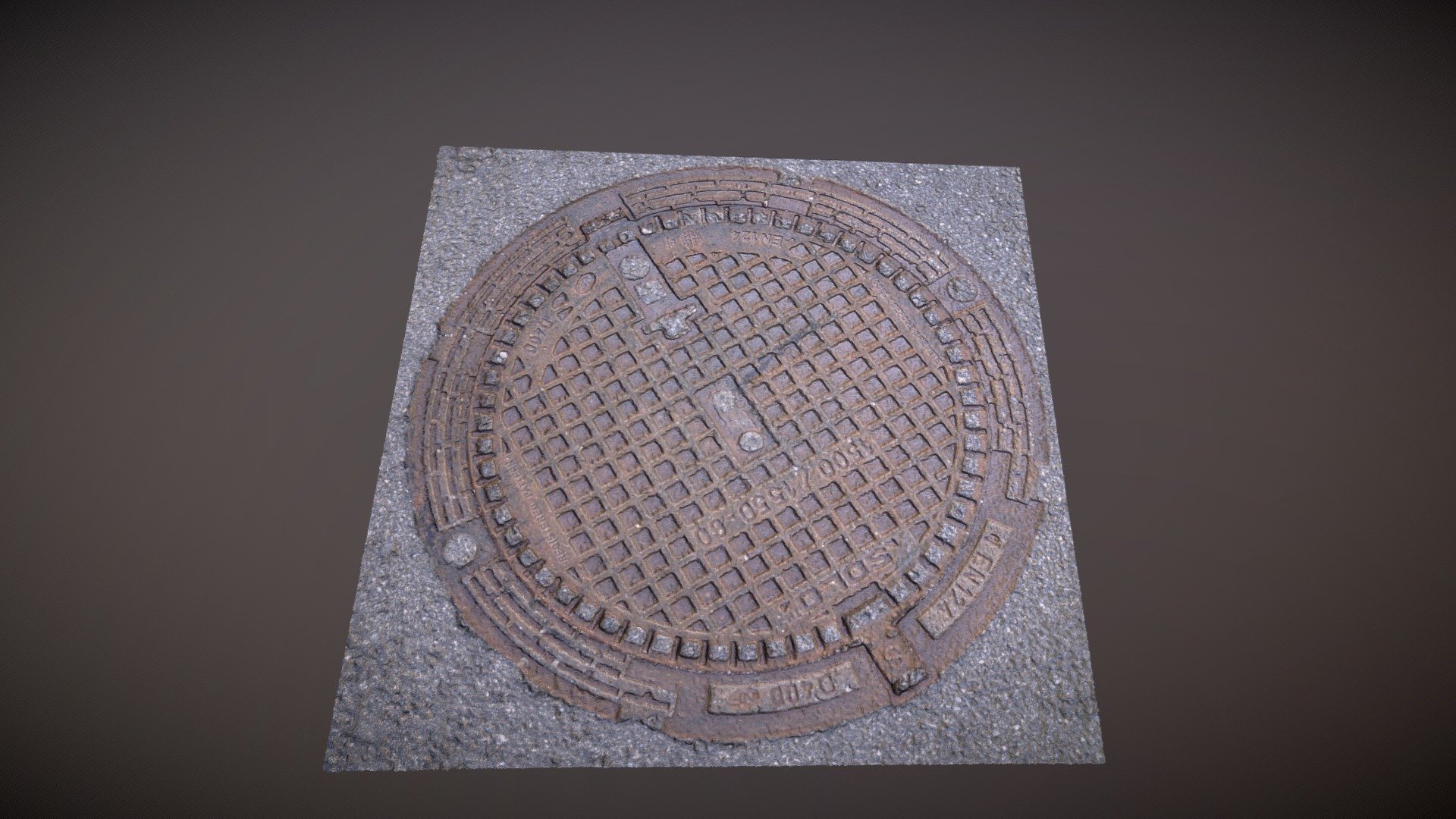 Sewer Cover 2 - 3D model by FilipeBrigido [d5fa72f] - Sketchfab