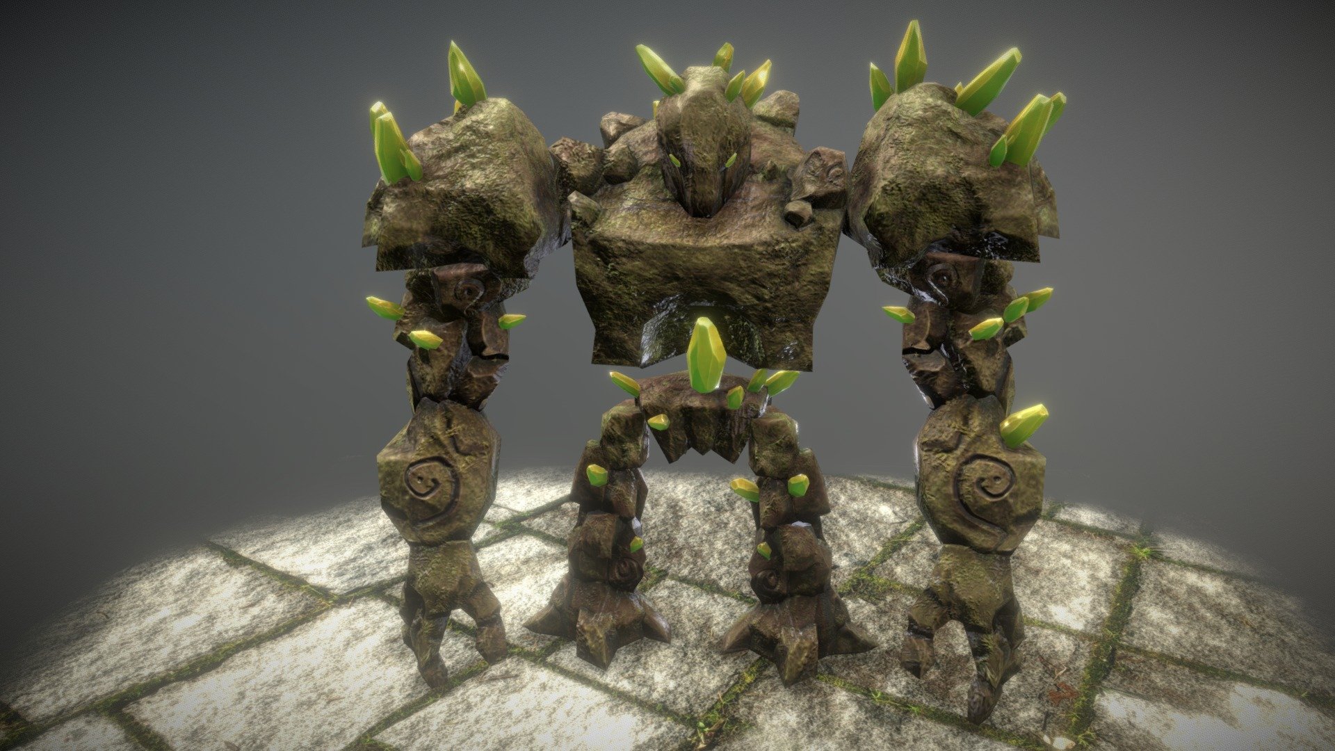 Golem Lowpoly - 3D model by leandro (@leandro.hewitt) [d5fabb2] - Sketchfab
