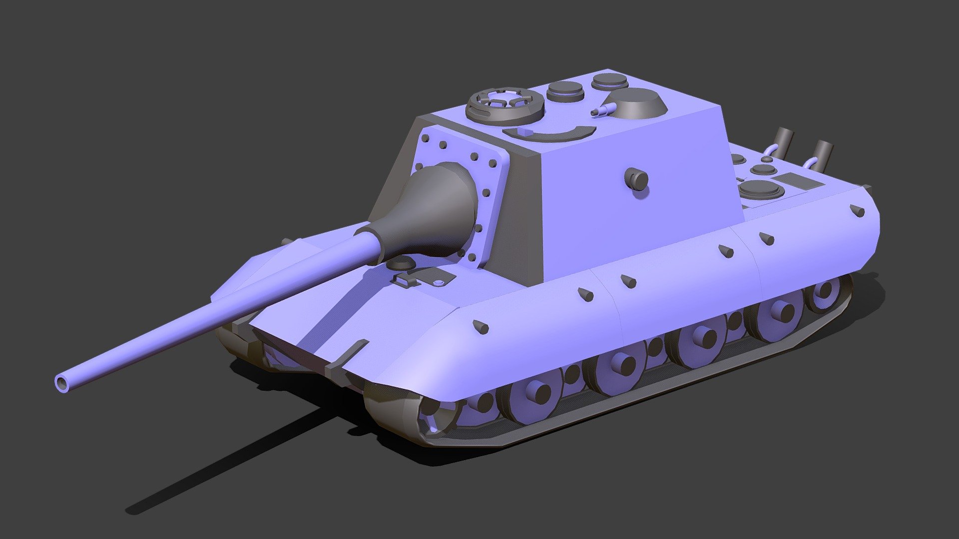 JPz E100 Var 1 - 3D model by L.u.X [d5fb301] - Sketchfab