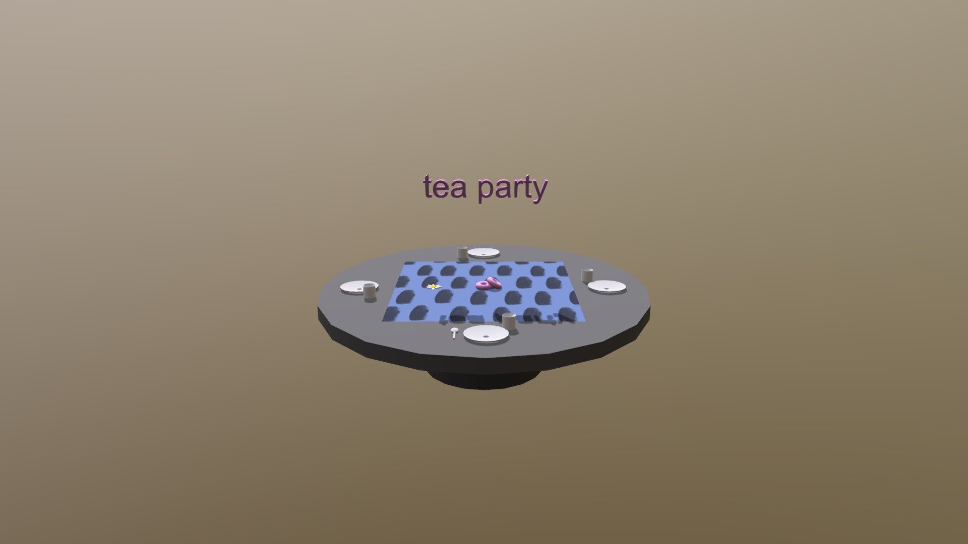 Tea Party - Mina Zelda - 3D model by mintho [d5fcc83] - Sketchfab