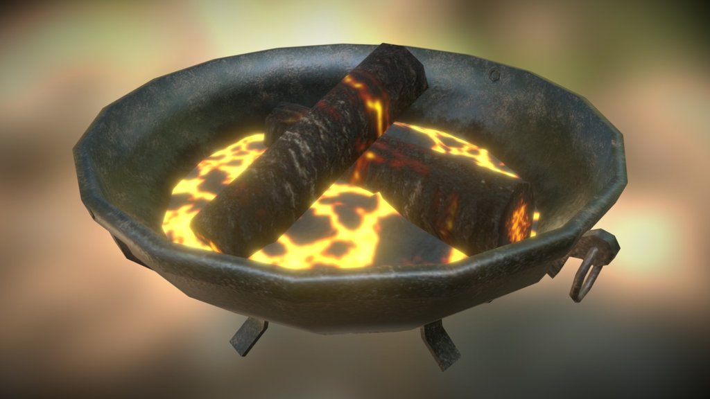 Game Ready Brazier - 3D model by MedcalfW (@wow8765) [d5fe127] - Sketchfab