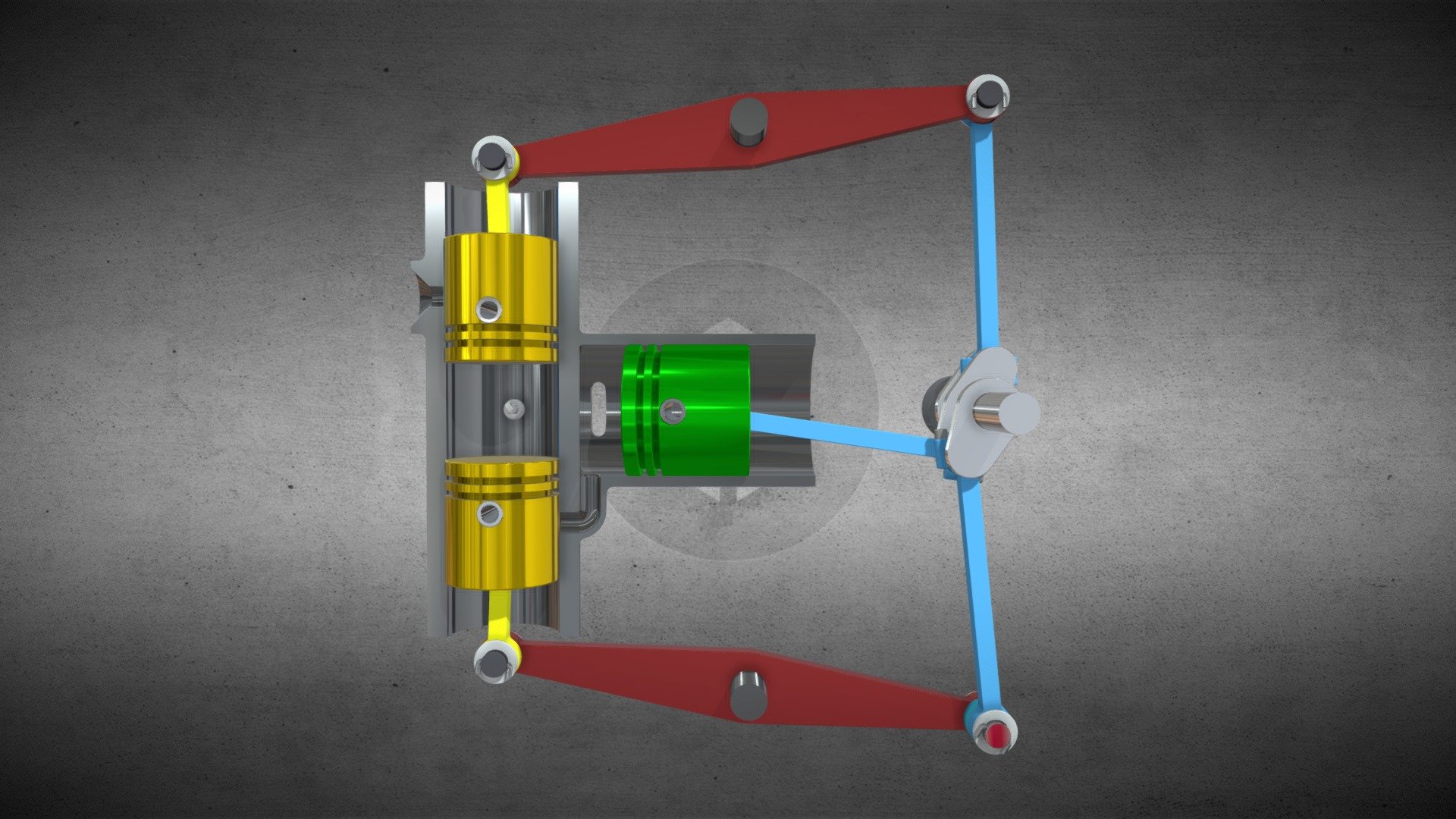 Sturgeon Double Piston Engine - Download Free 3D model by trinityscsp ...
