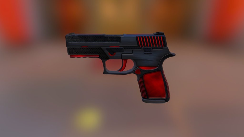 P250|Pasma Gun (red) - 3D model by HaiST_2 [d5fec75] - Sketchfab