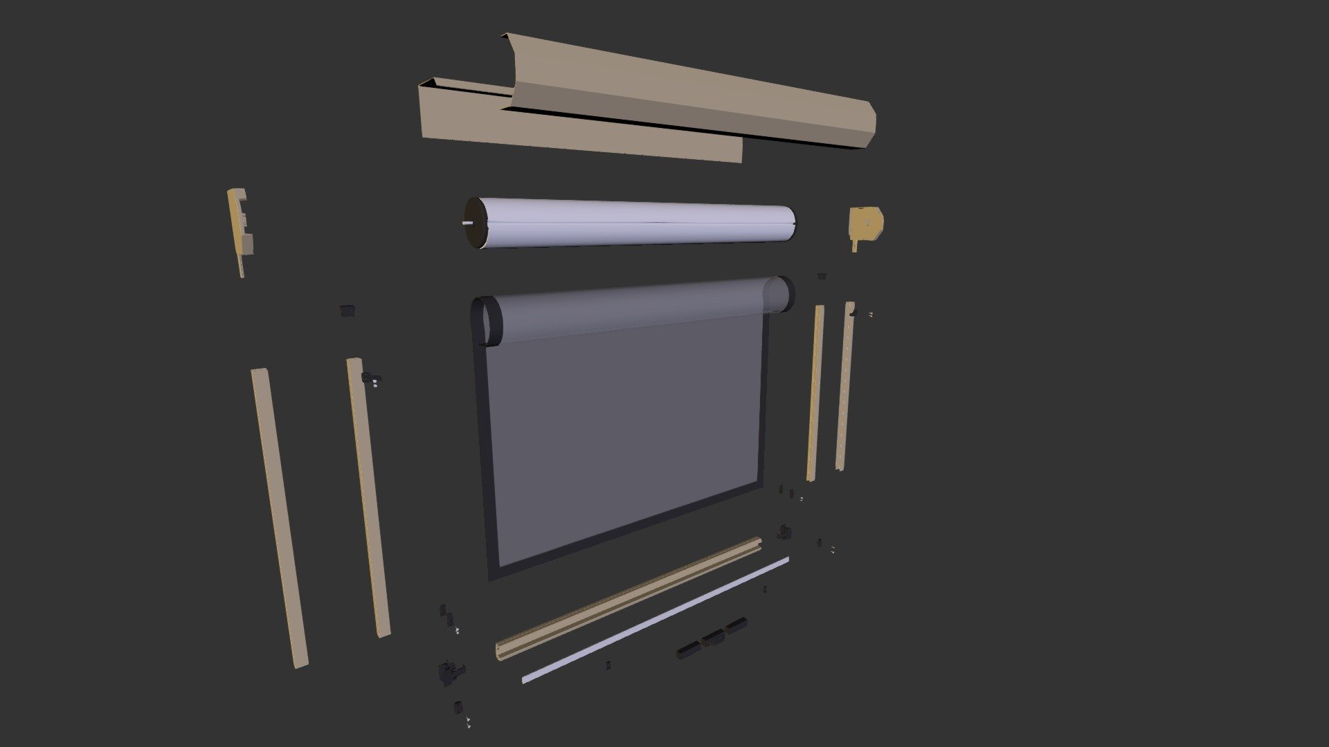 Glidetrak Headbox (Exploded) - 3D model by frescoshades [d5feed8] - Sketchfab