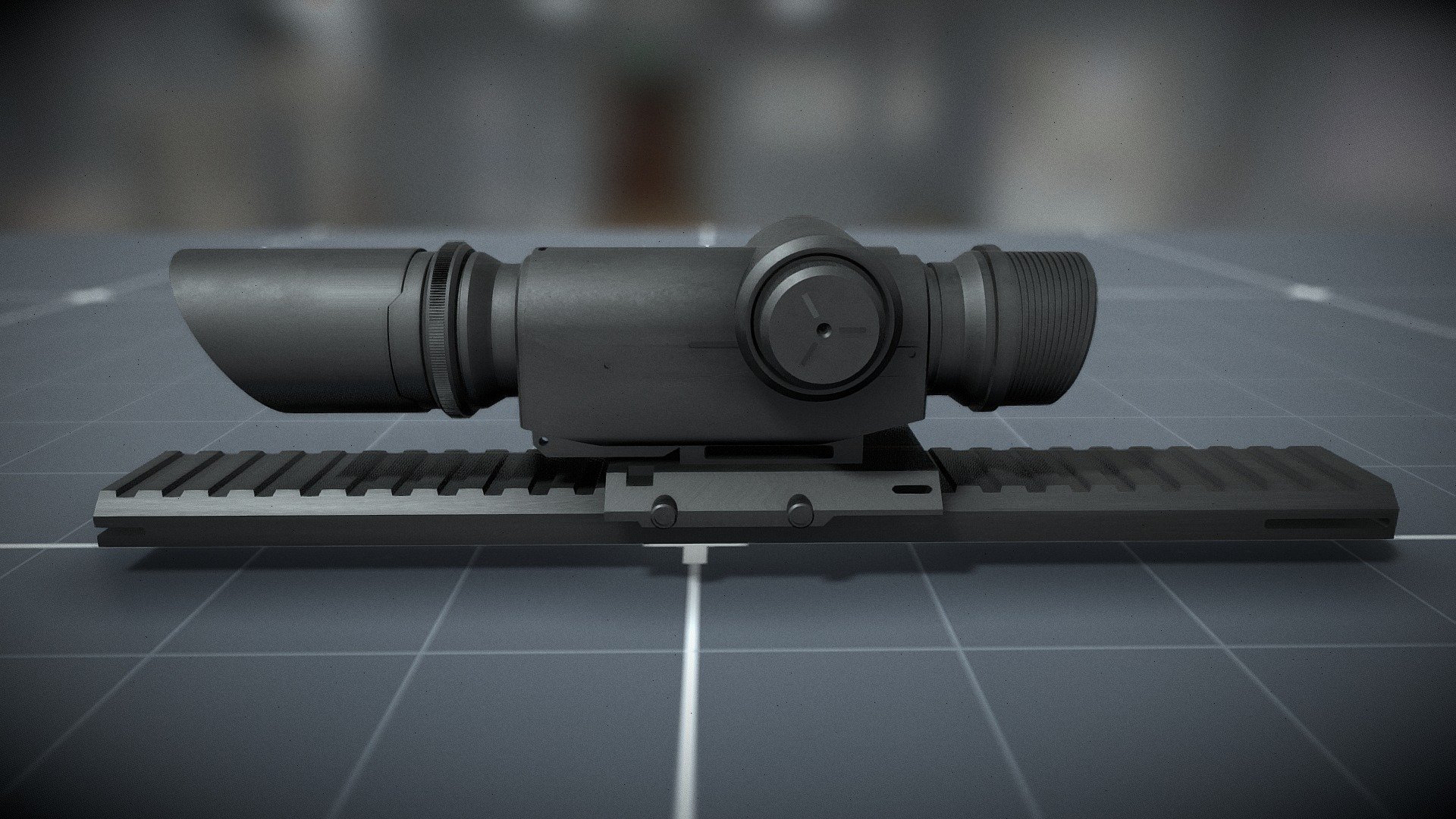 Full Size Sniper Scope - Download Free 3D model by tekuto1s [d60185c ...
