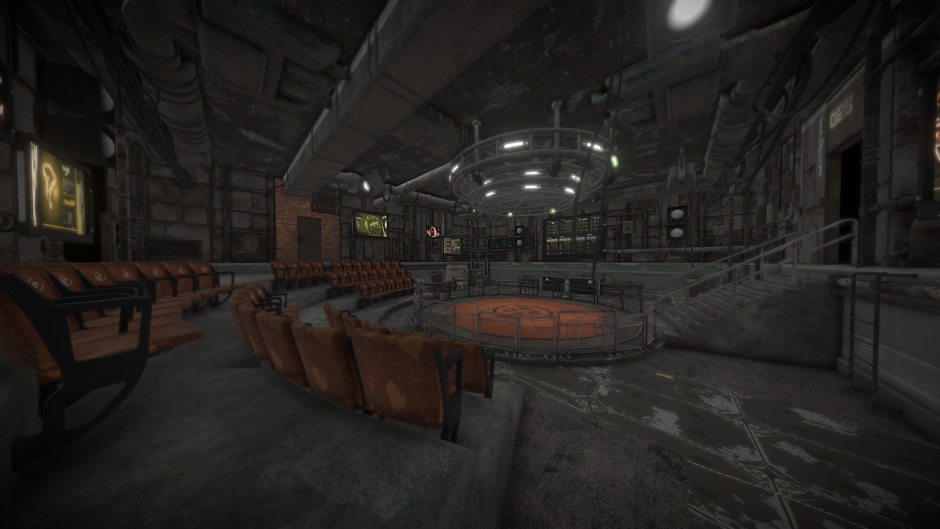 UFC Arena (with extra rooms) - 3D model by Mostafa Ebrahim ...