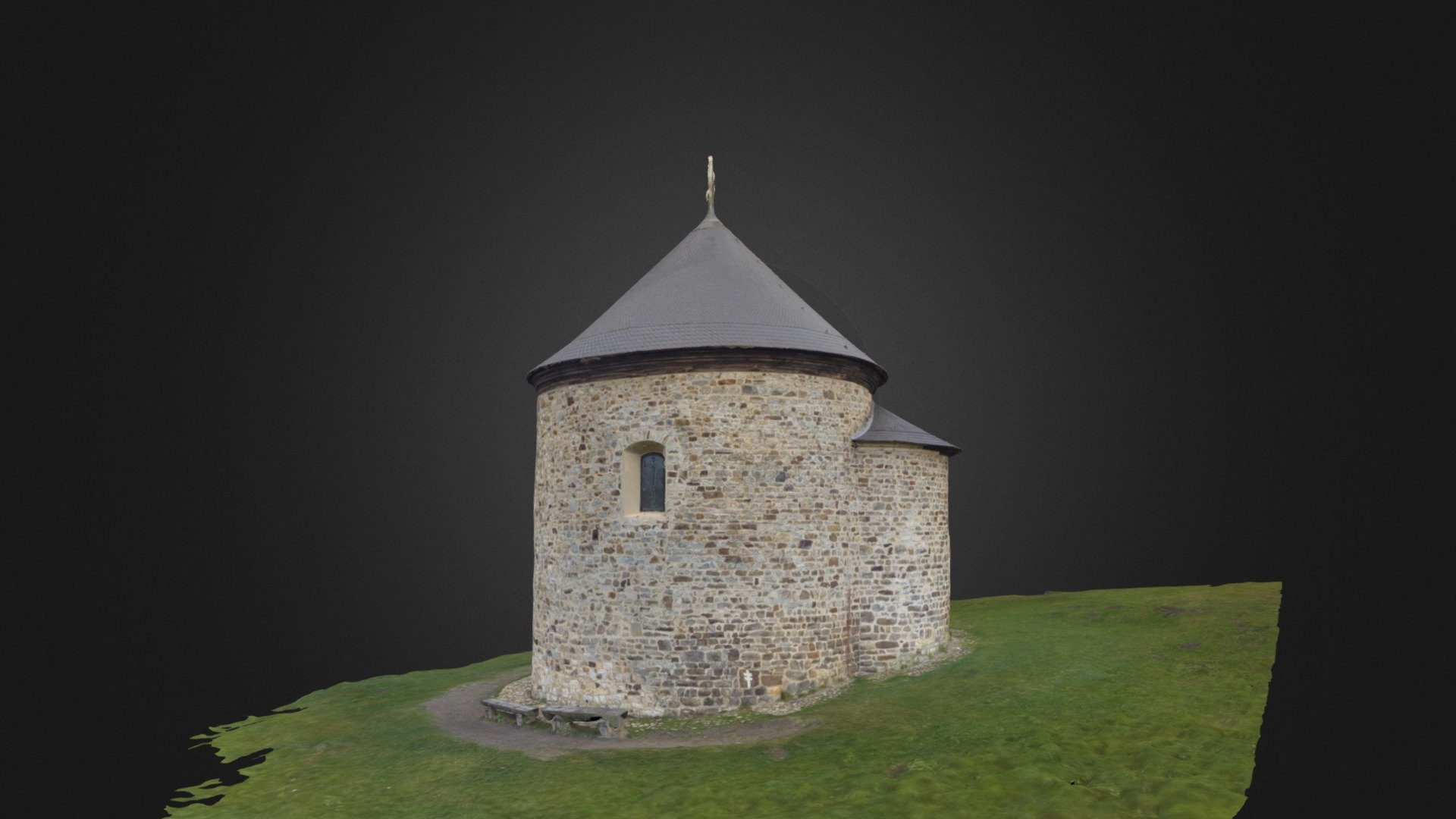 Rotunda Starý Plzenec - Download Free 3D model by Drony SITMP ...
