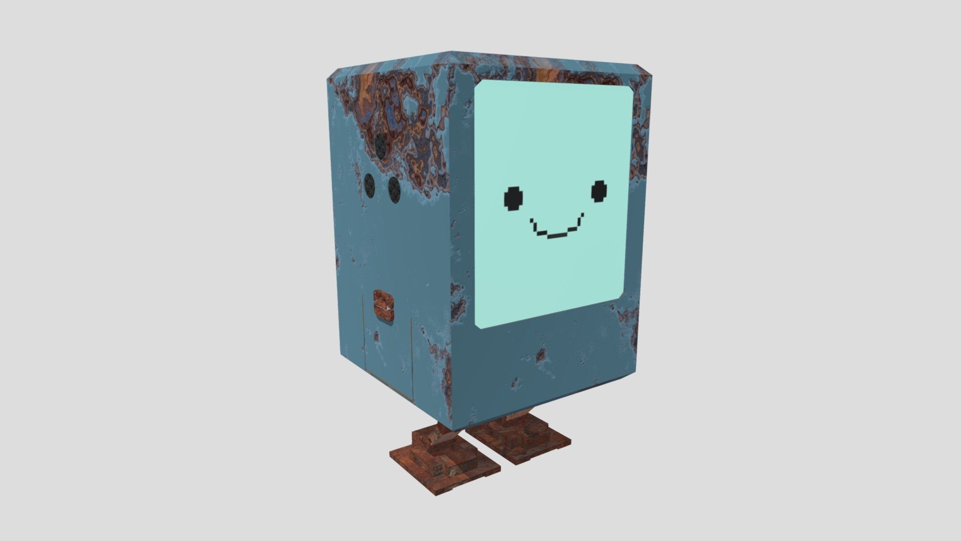 Robot_Character_Model - 3D model by Oscar_Brennan [d604de6] - Sketchfab