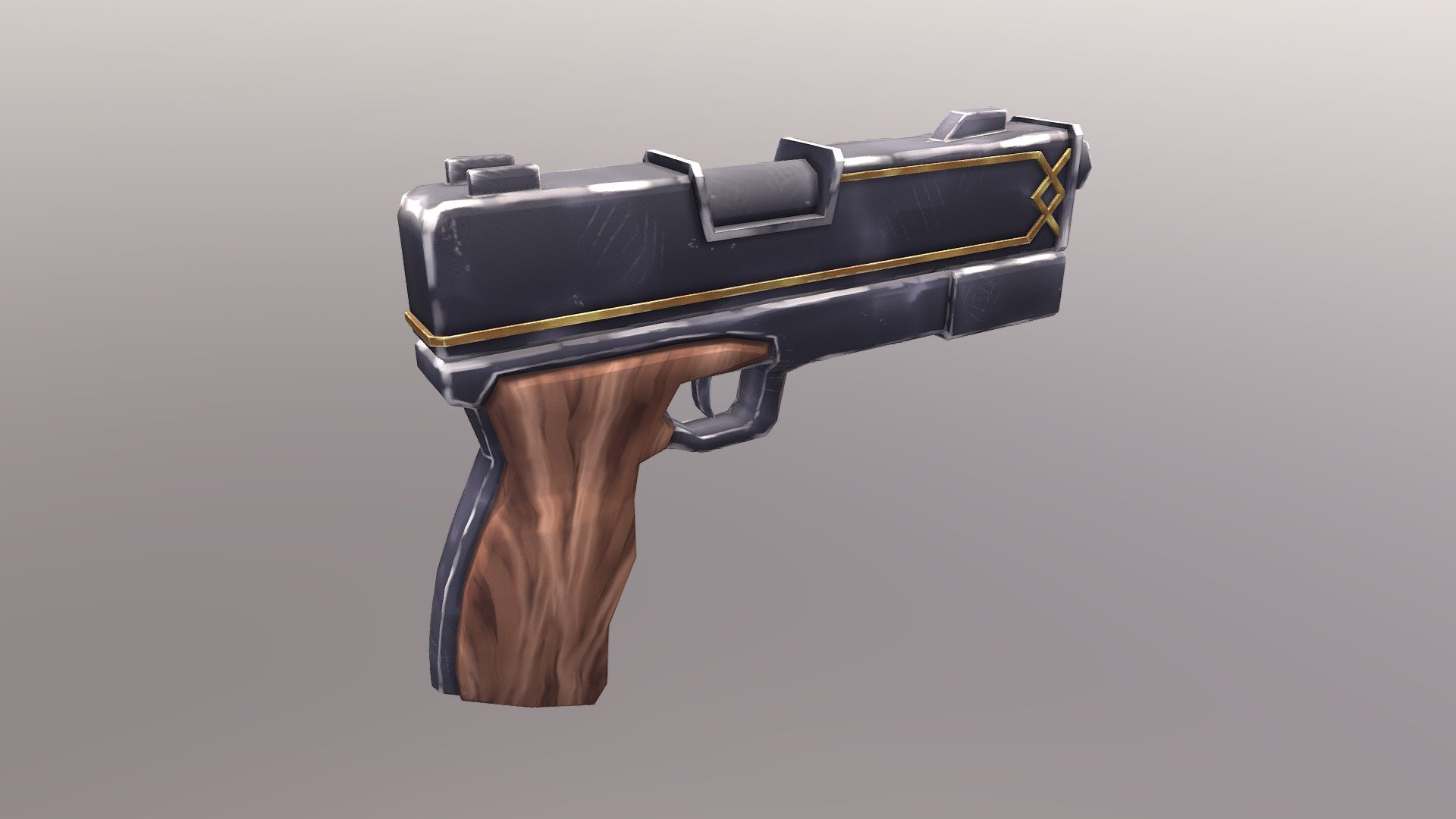 《Hunter-Series》_Gun - 3D model by Chen CheHsuan (@jn930194) [d6079a9 ...
