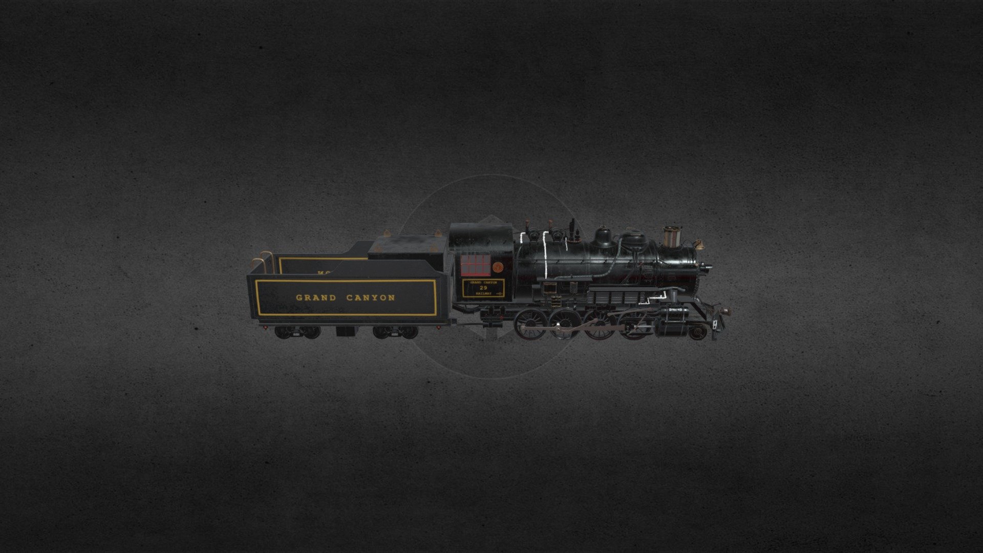 steam-train - 3D model by Ara_my45yt [d607d28] - Sketchfab