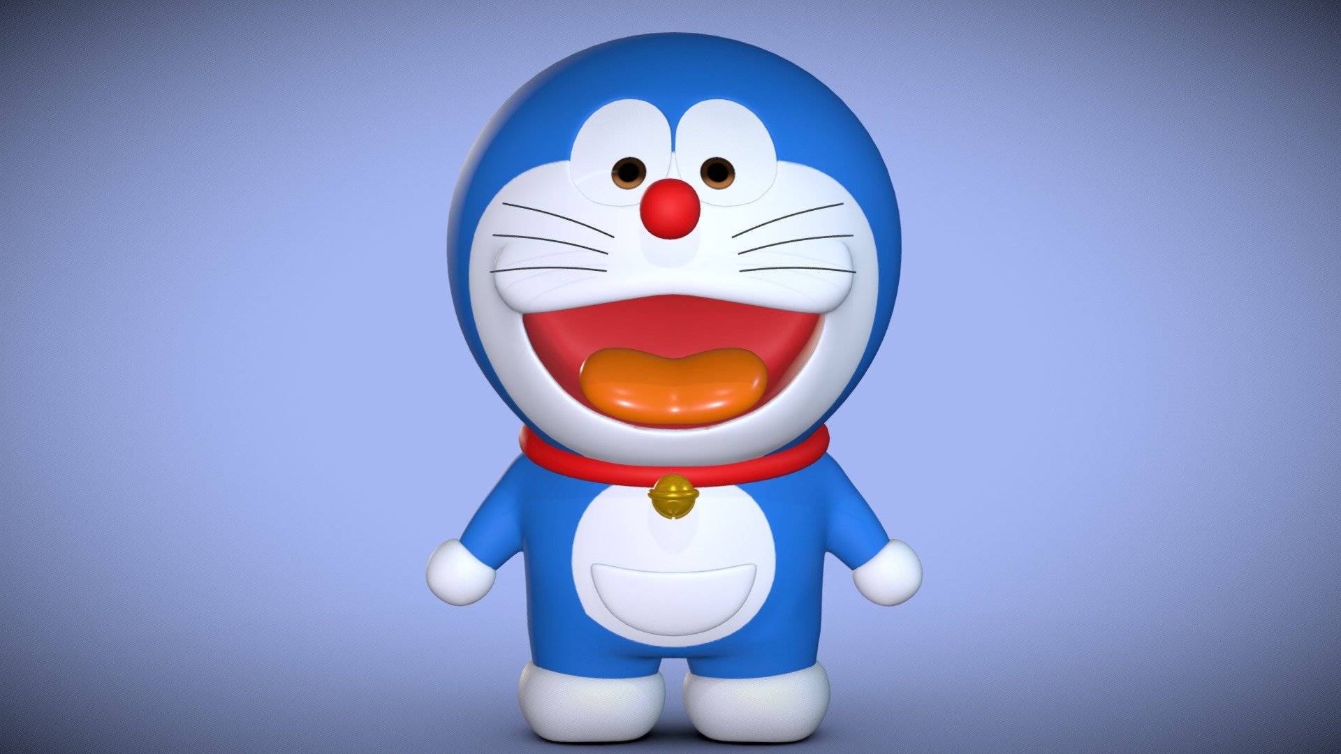Doraemon (Fan Art) - Download Free 3D model by Takiri Cube (@TakiriCube ...