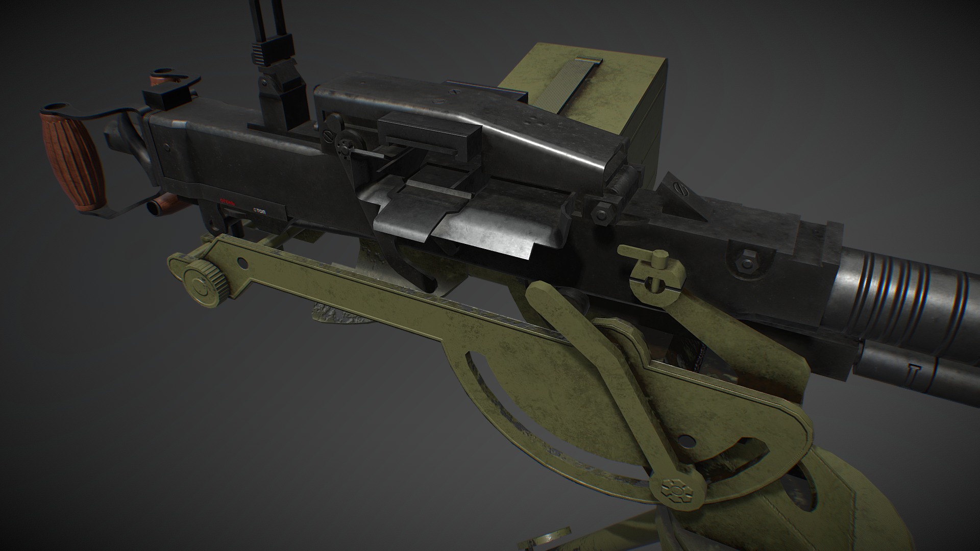 DShK - Buy Royalty Free 3D model by Carbuni [d60ae4a] - Sketchfab Store