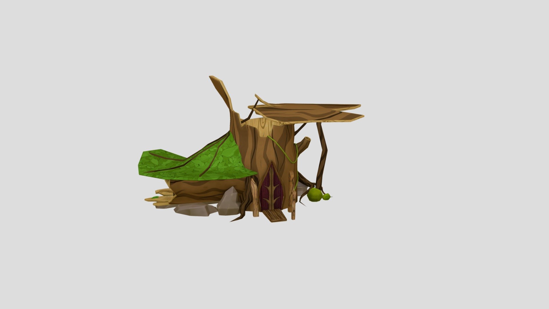 druid_tree3 - 3D model by stillposs [d60d368] - Sketchfab