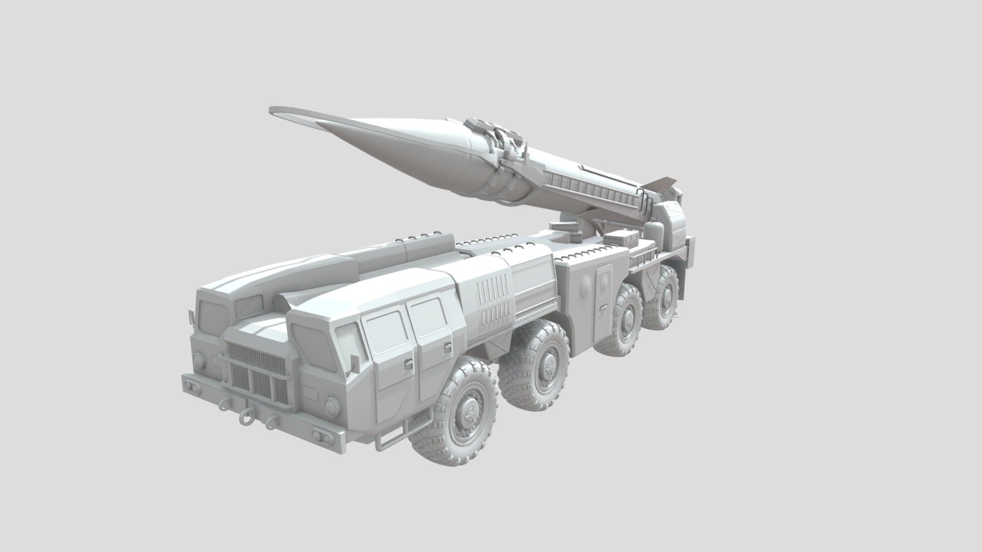 Scud Model - 3D model by DerekMckay [d611802] - Sketchfab