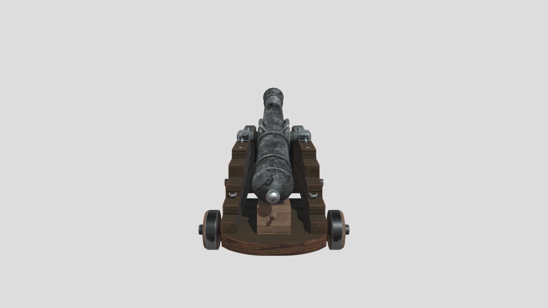 Model Marine cannon - 3D model by Nice2meetU [d611ef8] - Sketchfab