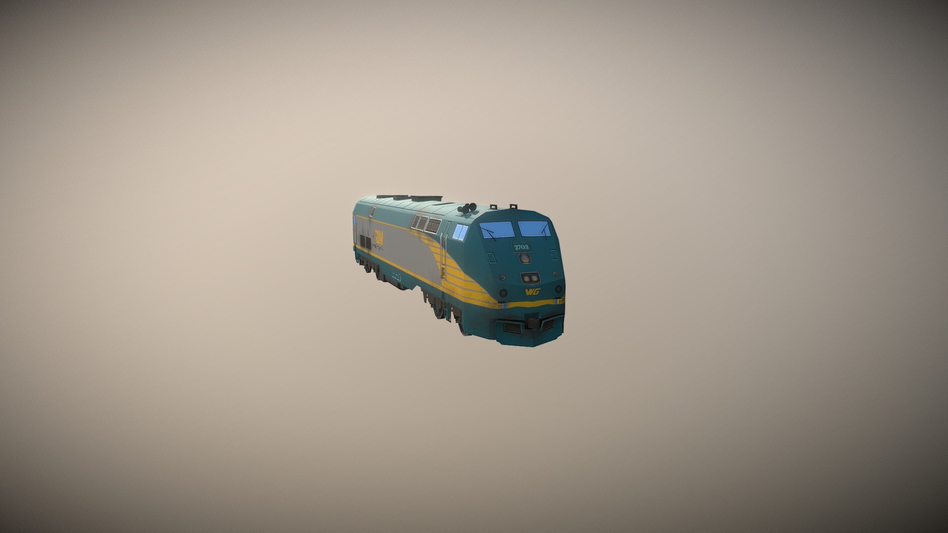 GE P42DC Locomotive - 3D model by Mathias.Asmark [d613018] - Sketchfab