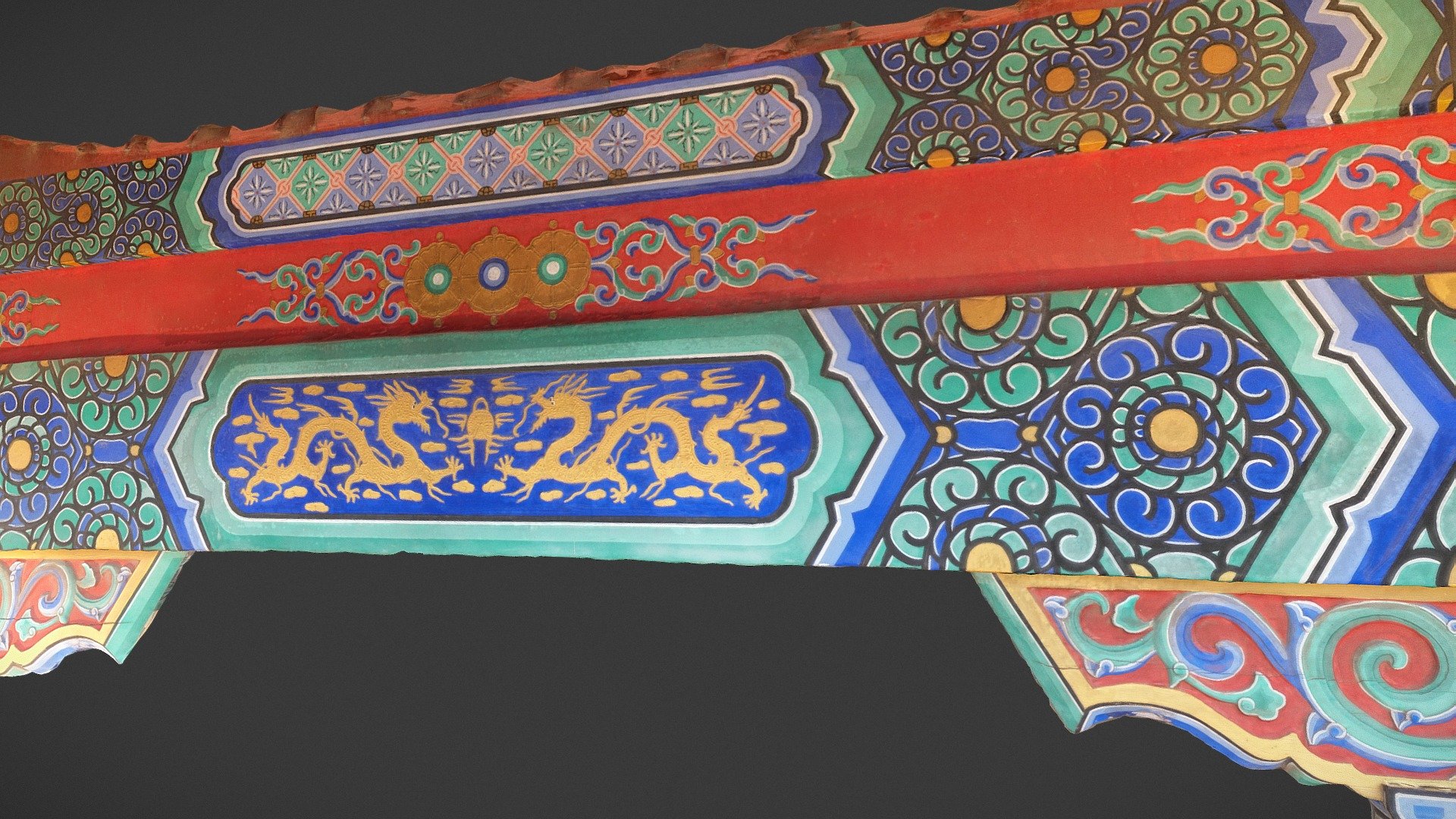 Chinese dragon painting - Download Free 3D model by SibeYu [d61645c ...