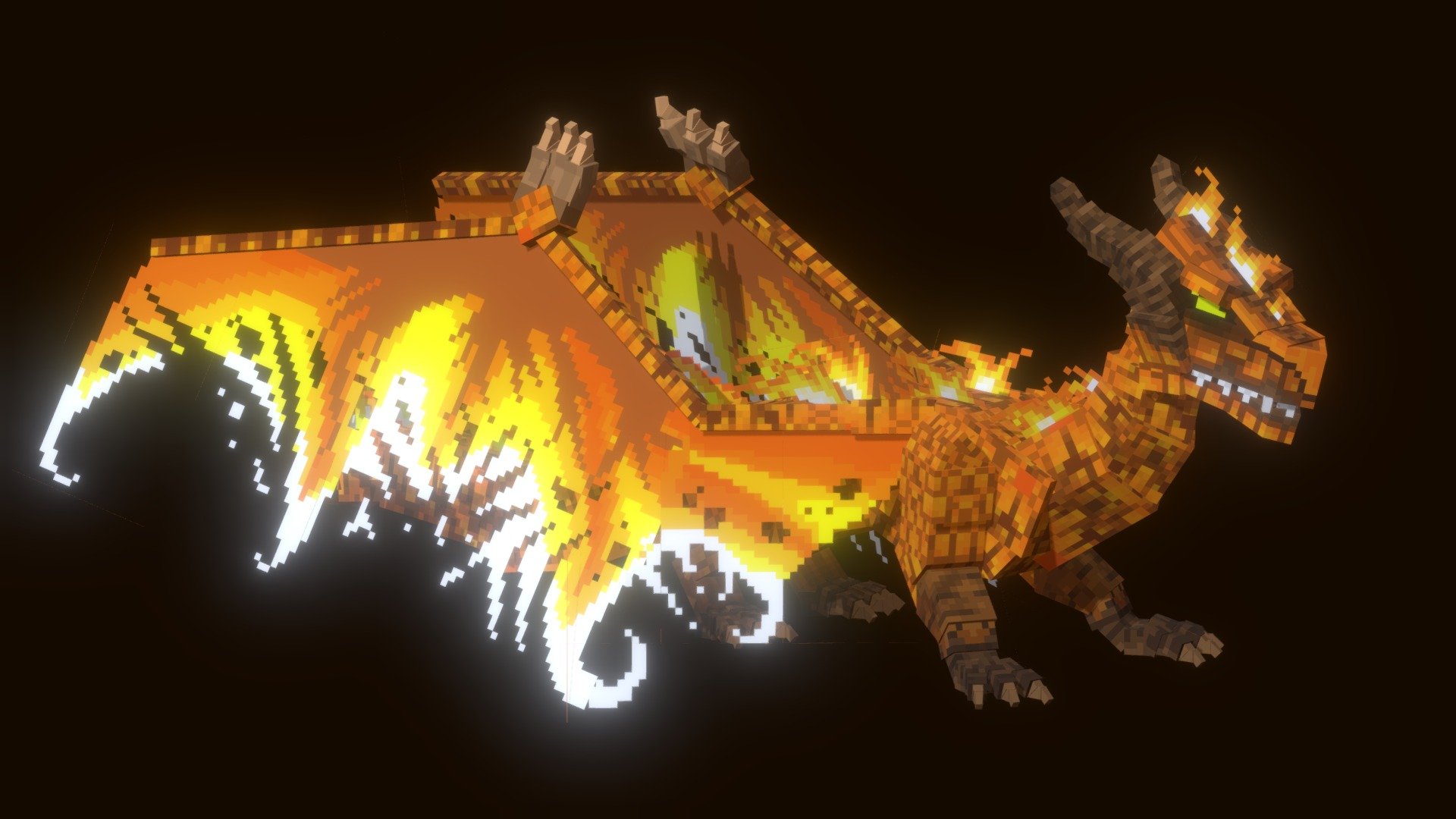 fire Dragon - 3D model by cazfps [d616814] - Sketchfab
