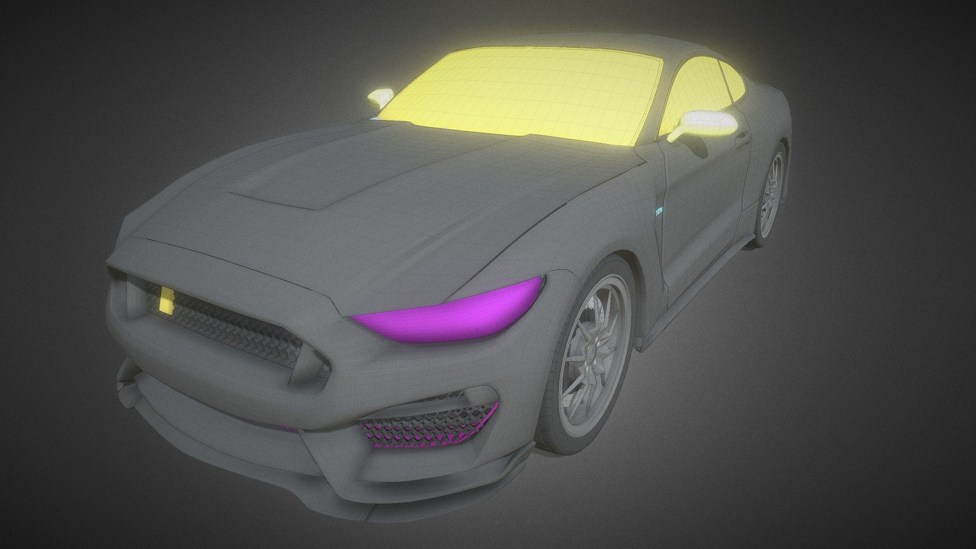 Mustang - 3D model by Abolfazl.Mosavi [d616b22] - Sketchfab