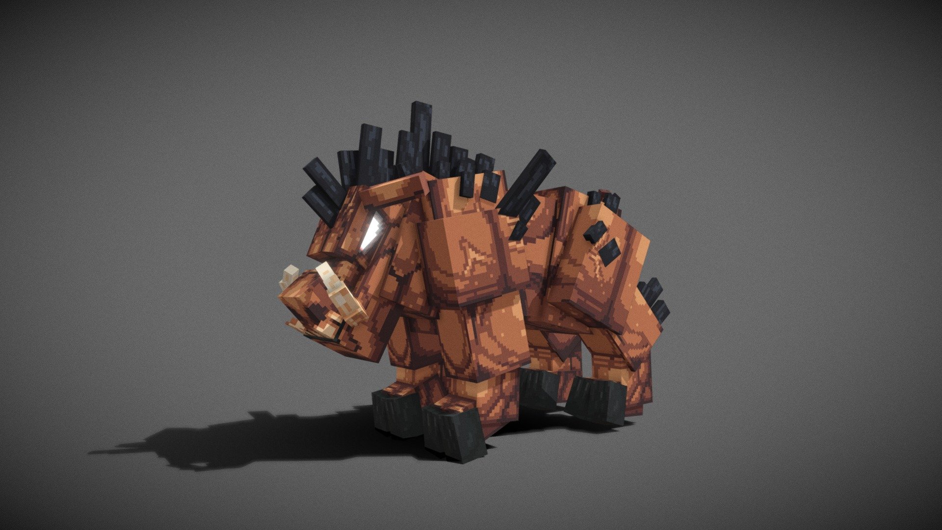 [ Entity 011 ] Creature - Mutant hoglin - 3D model by down ...