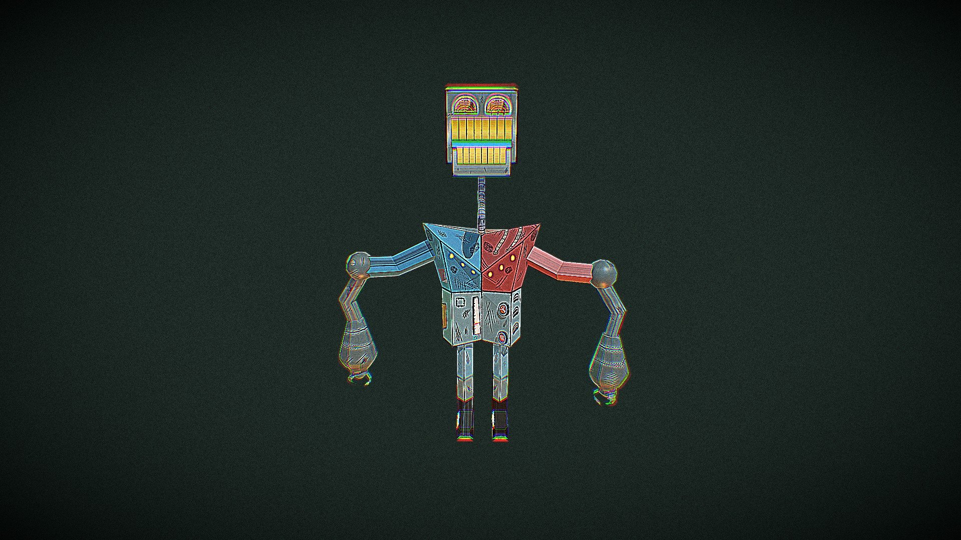 Robot Cartoon - Download Free 3D model by miguel.acf204 [d618eea ...