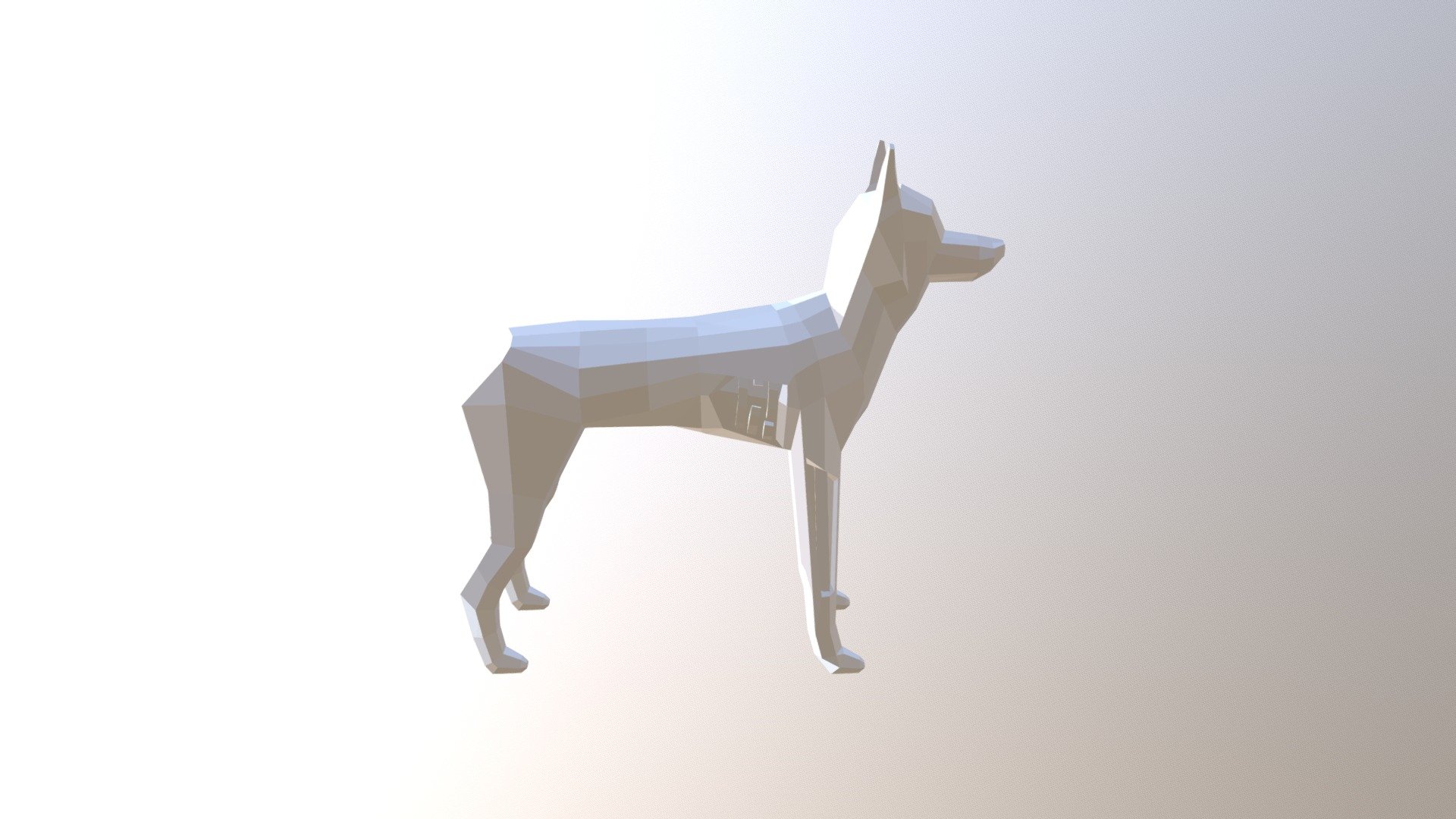 Cane Low Poly - 3D model by SimoSbara (@sbaraglia.simone) [d6195c2 ...
