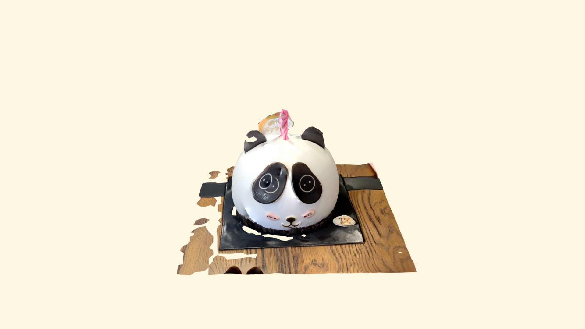 Panda Chiffon Cake (Polycam) - Download Free 3D model by Mr. Mushi (@mr ...