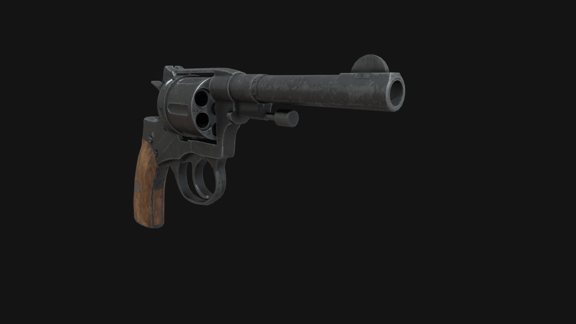 Revolver - 3D model by JonatanB [d61d605] - Sketchfab