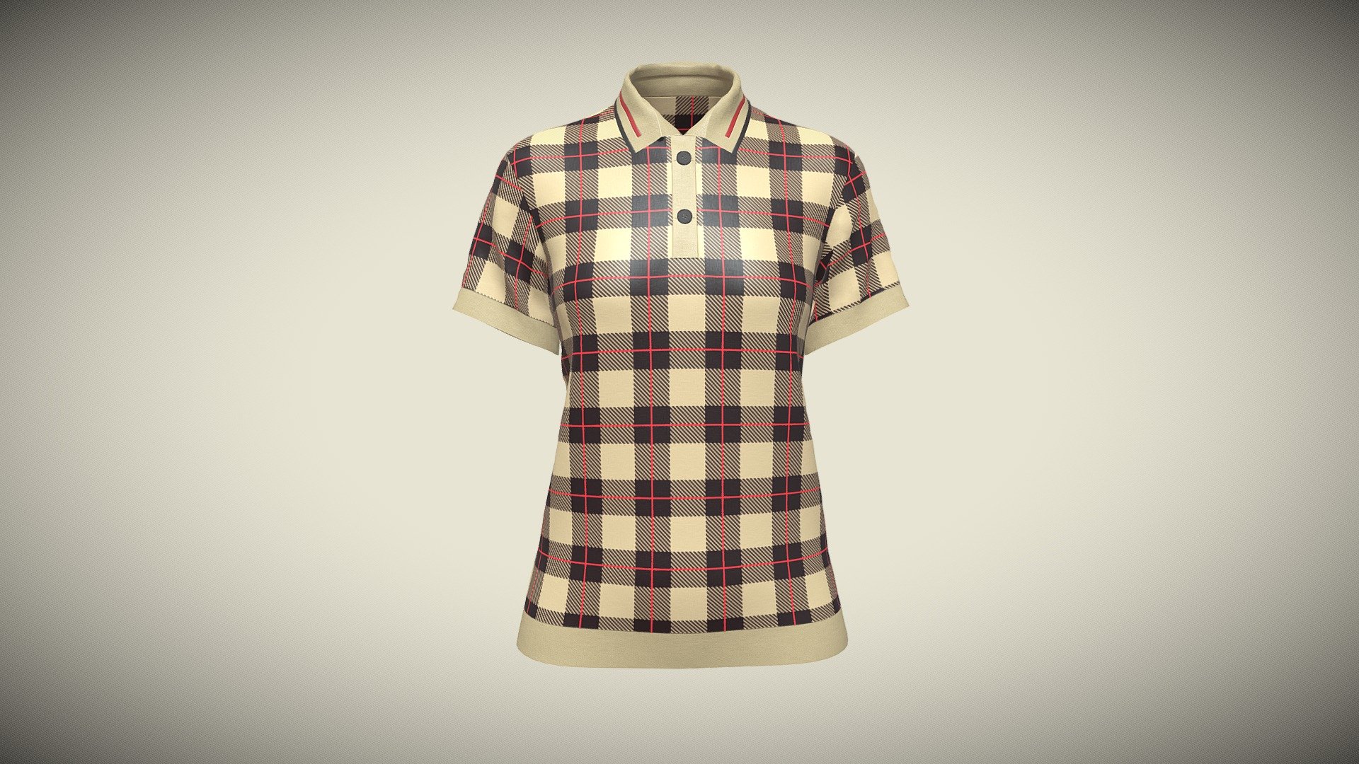 Ladies Printed Polos V3 - Buy Royalty Free 3D model by Clothing Axis ...