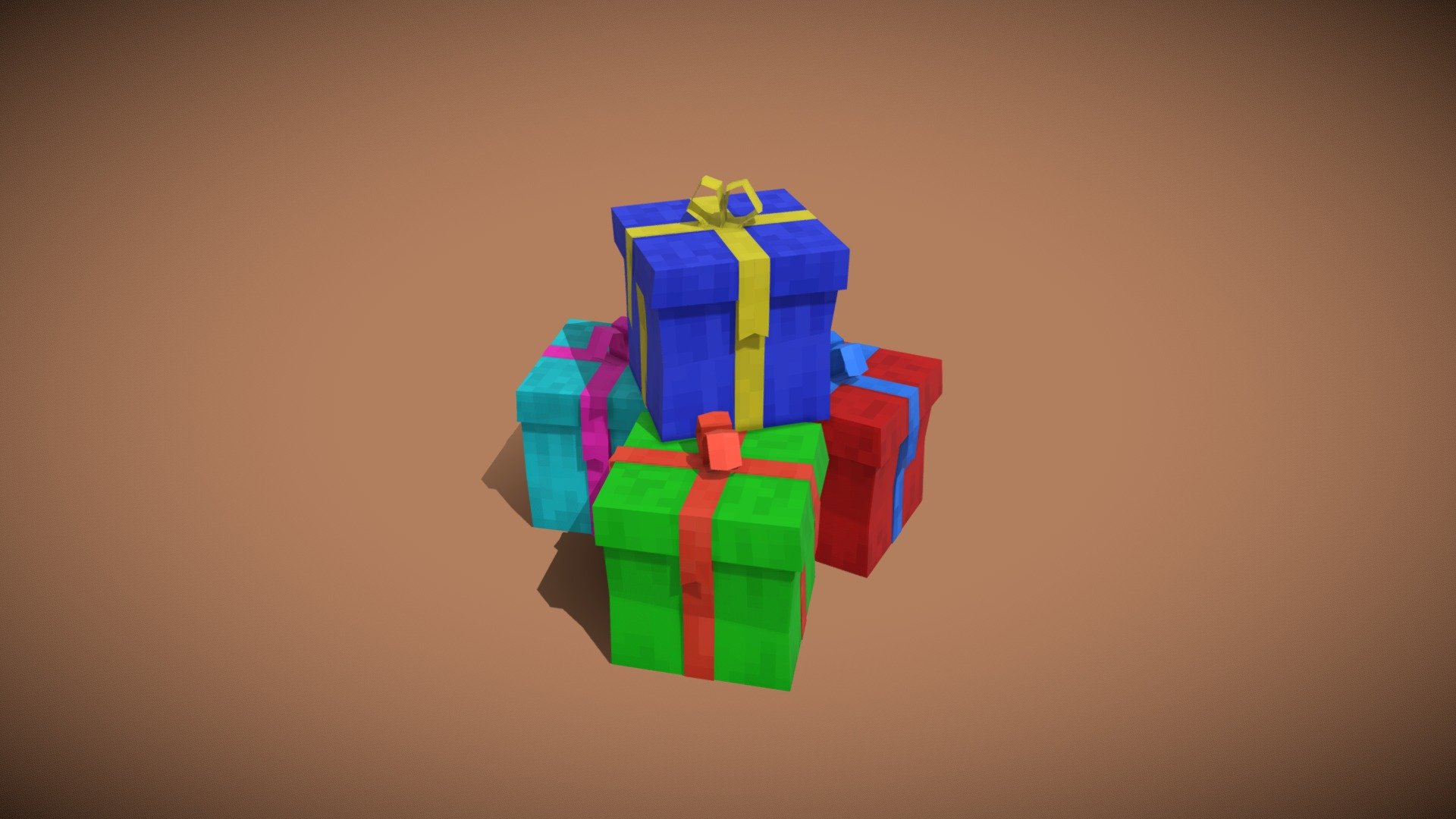 Christmas presents - 3D model by release (@release0) [d6205d9] - Sketchfab