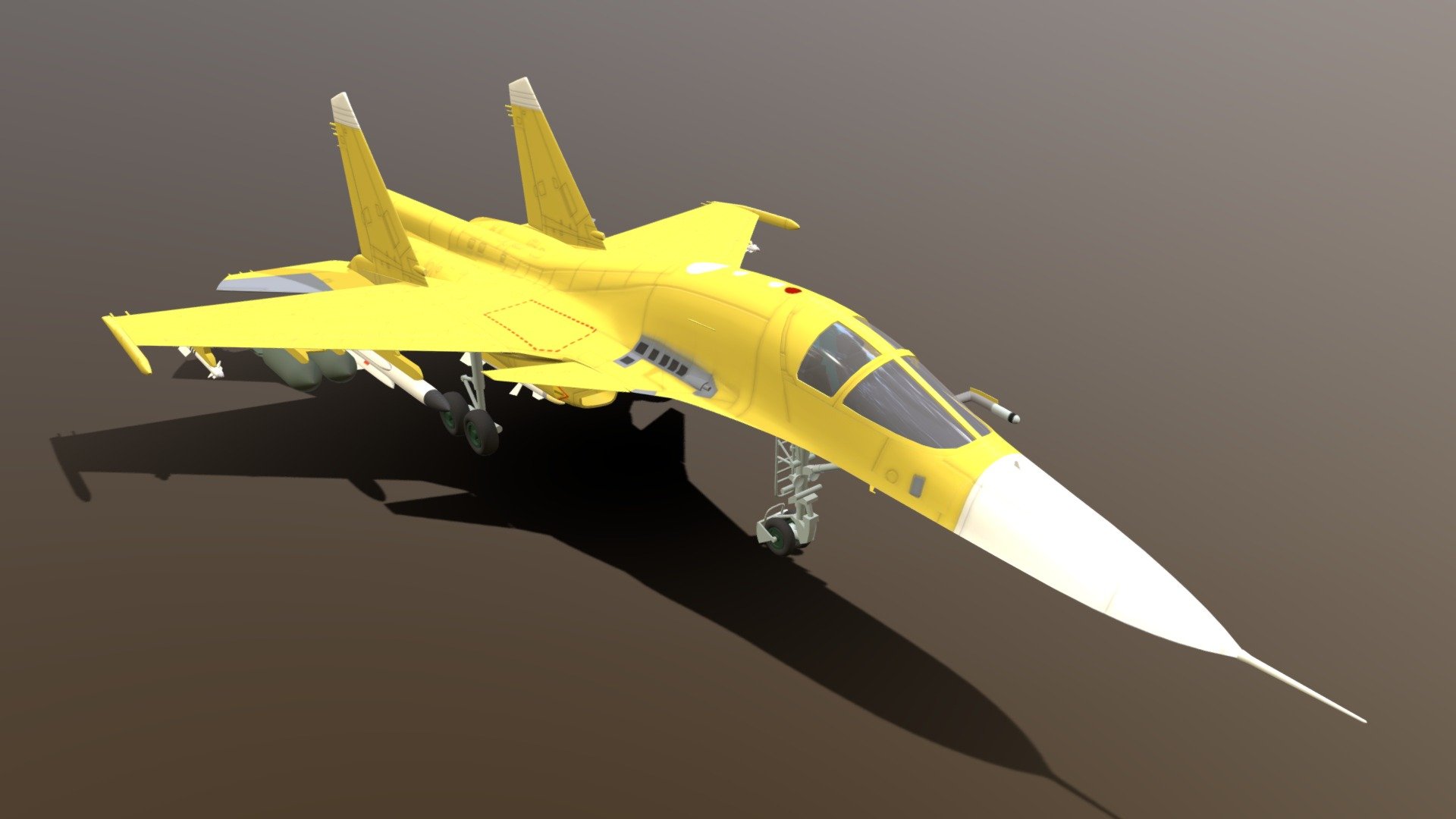 Su-34 prototype (Su-32FN) - Download Free 3D model by 42manako [d621b38 ...