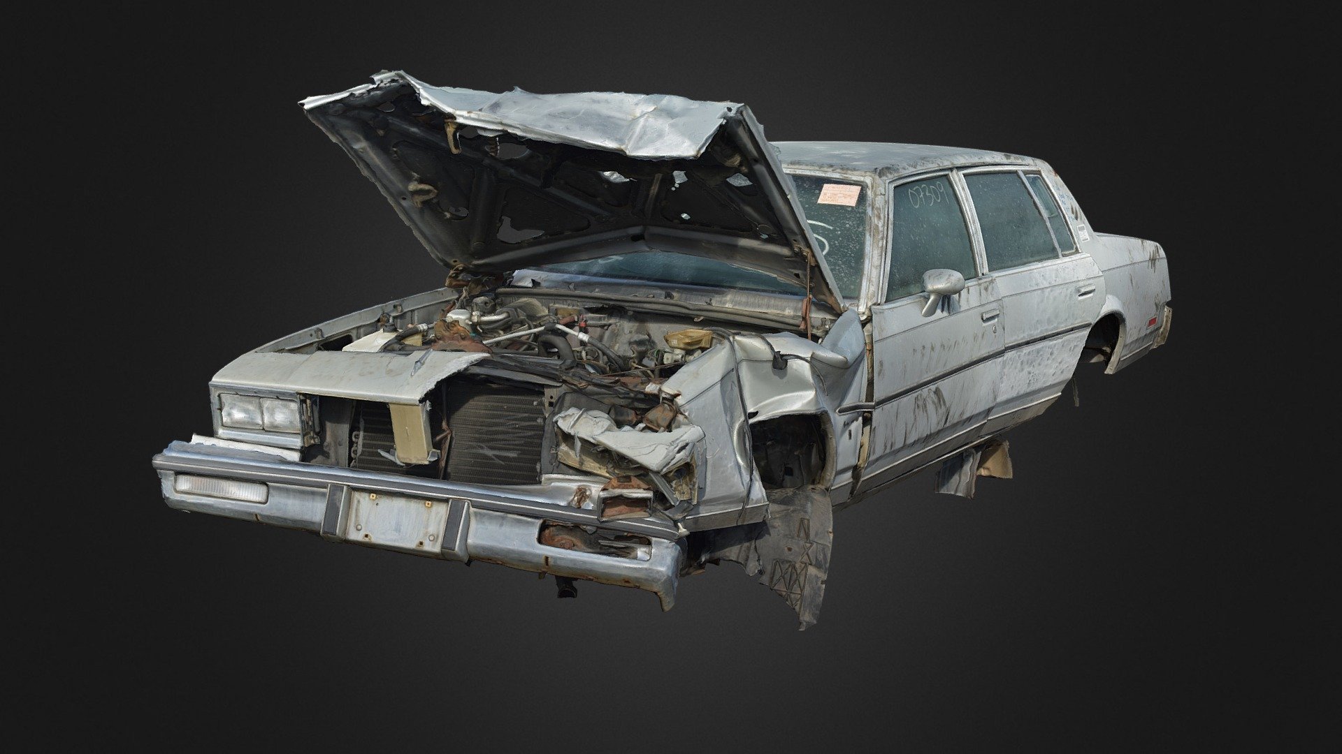 1986-1987 Cutlass Supreme 4-door wrecked [Scan] - 3D model by Rush ...