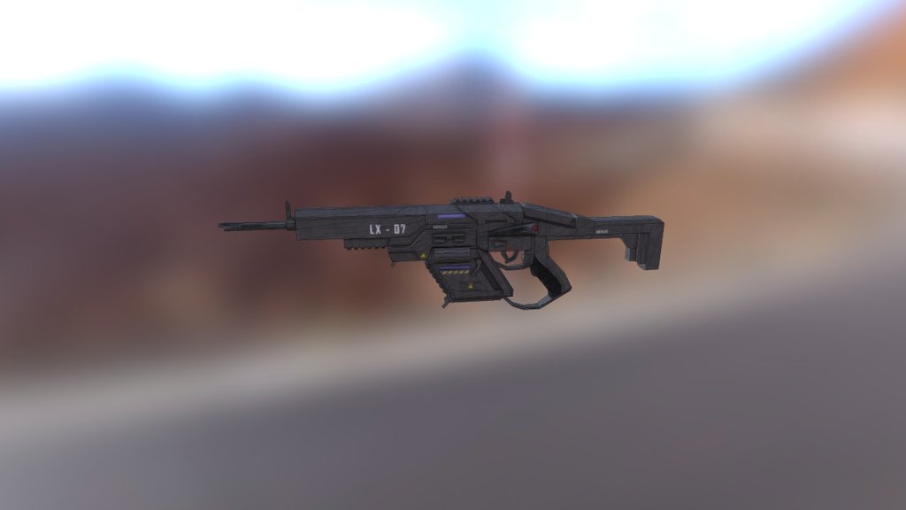 FX-07 Gun - 3D model by RafalP [d6260db] - Sketchfab