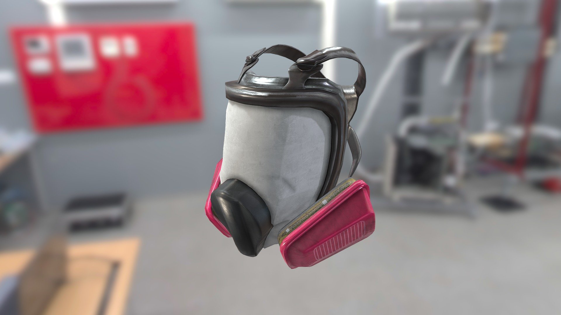 Hazmat Mask 2 - 3D model by Fractured Veil (@paddlecreekgames) [d6261b0 ...