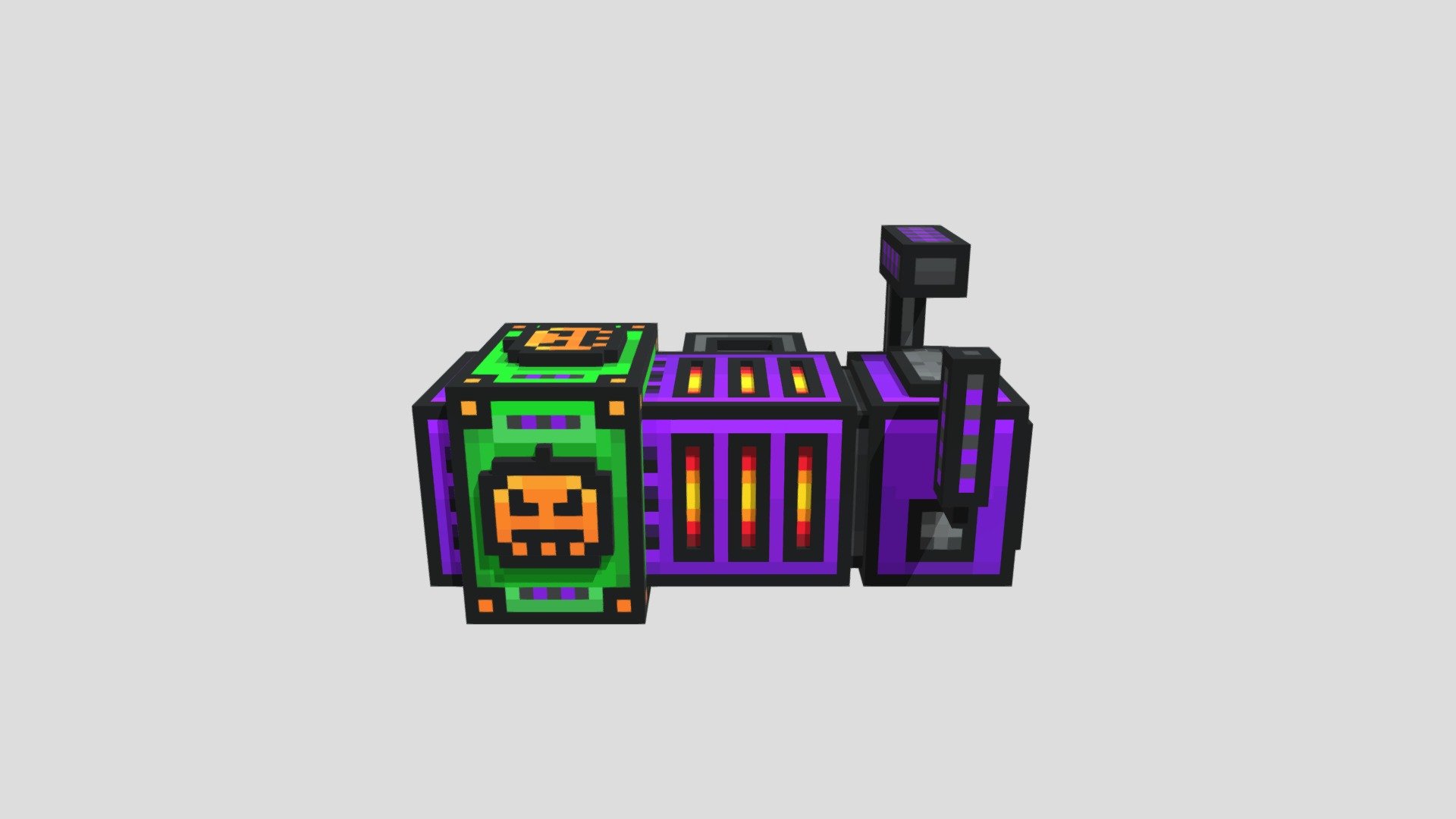 Pumpkin Thrower Model Pixel Gun 3D - Download Free 3D model by ...