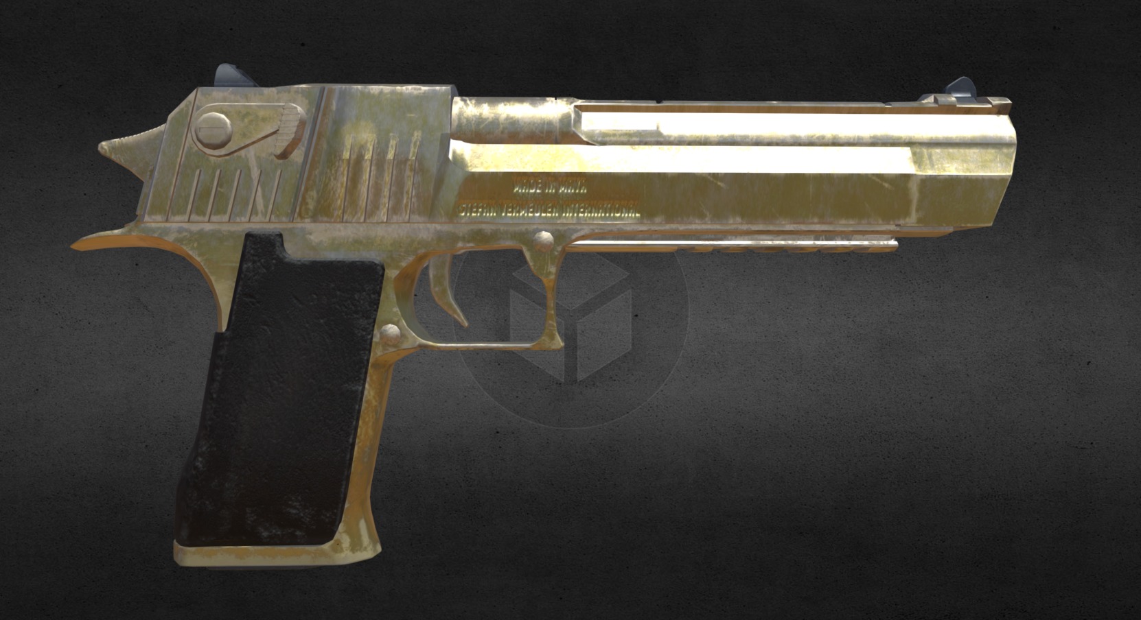 Desert Eagle - 3D model by Stefan Vermeulen (@stevenverx) [d626dc5 ...