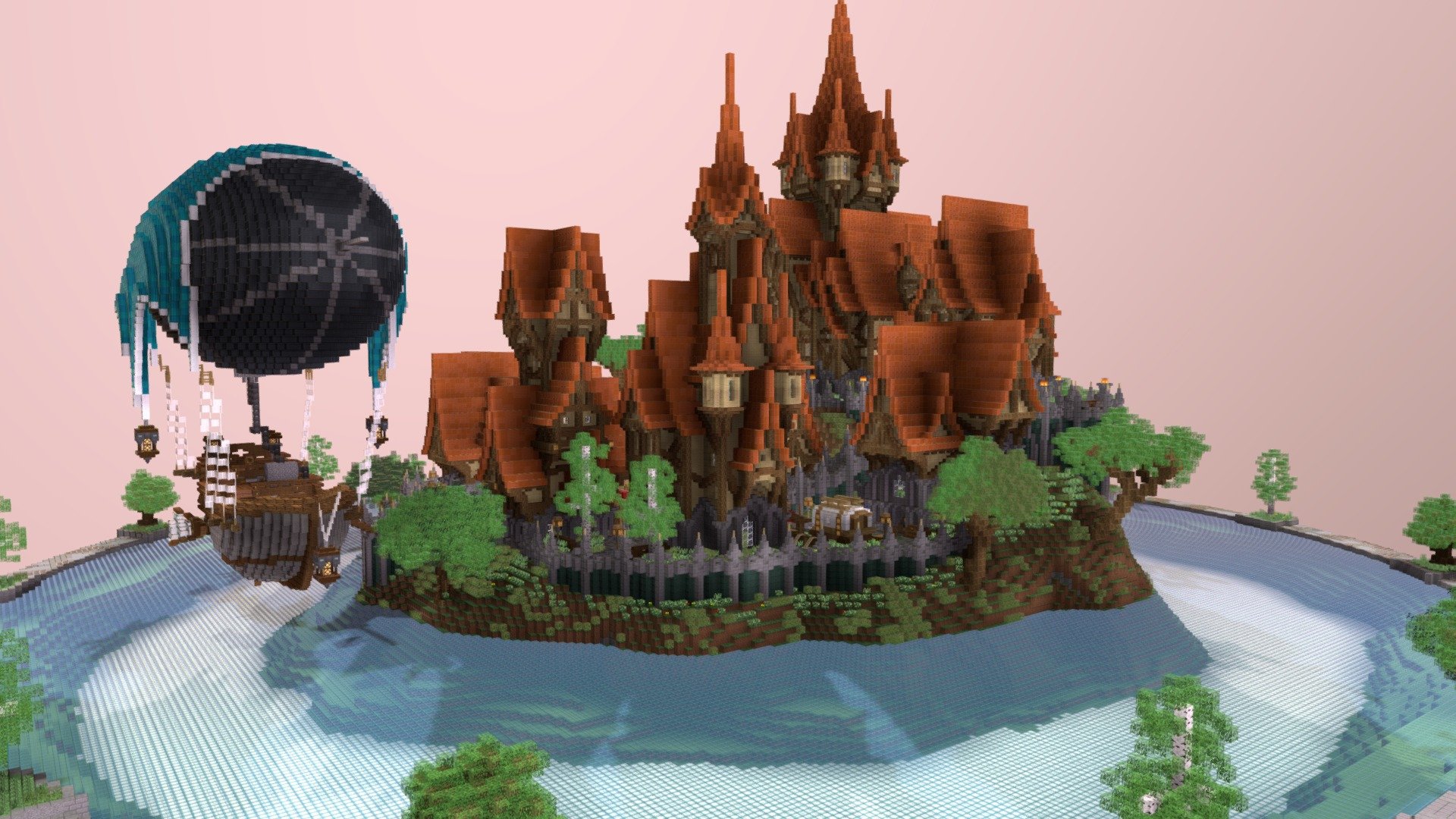 Skyblock Spawn - 3D model by IN MINE (@in_mine) [d628934] - Sketchfab
