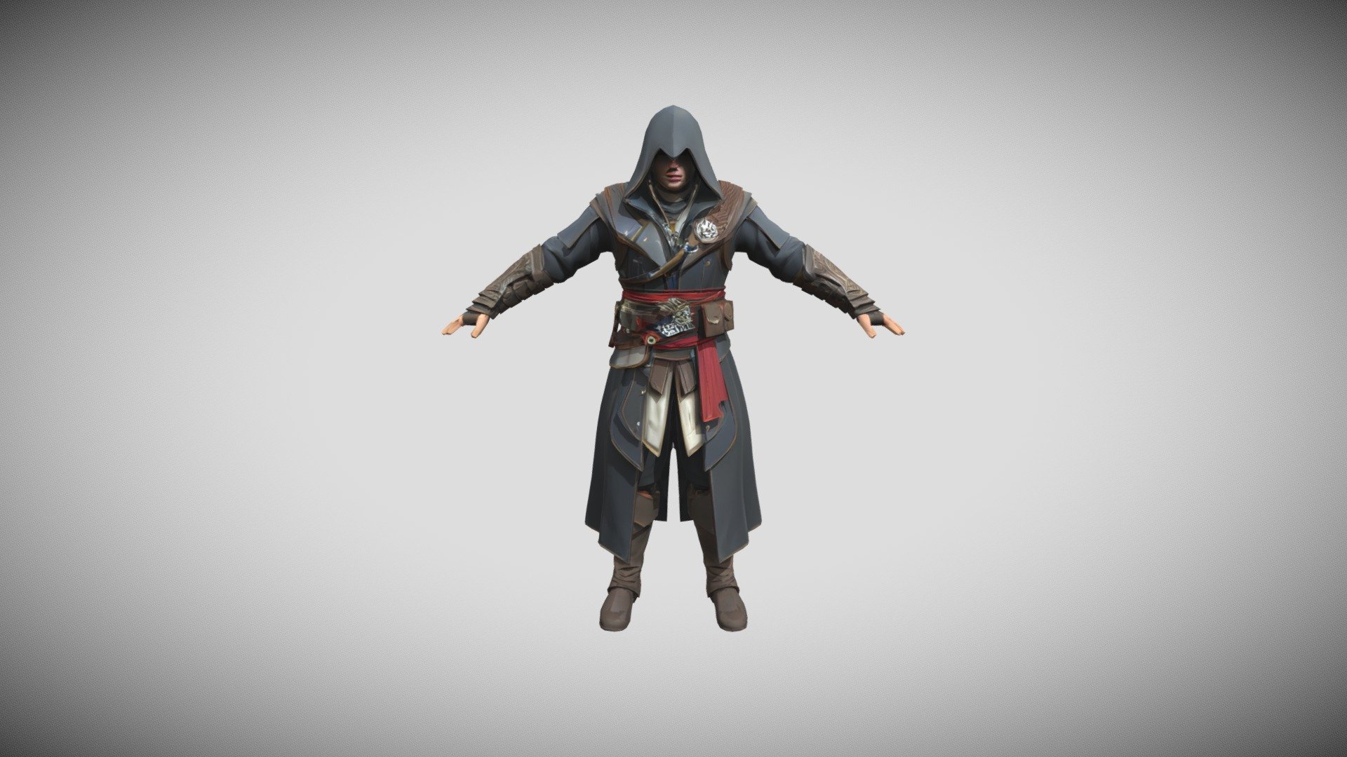 Assassins Creed Character - Download Free 3D model by gamedevme ...