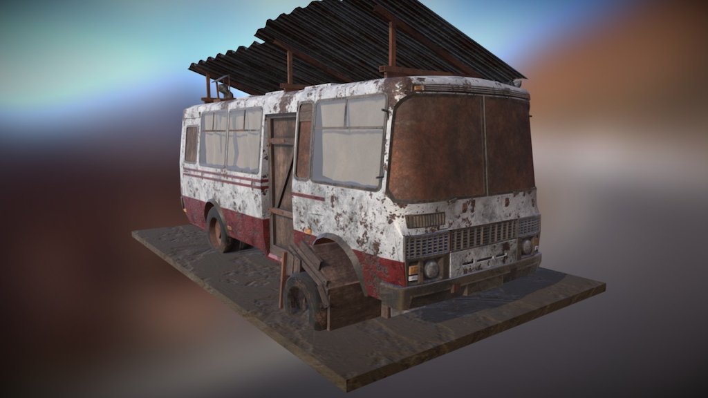Gypsy Bus House - Download Free 3D model by Ramil Kudashev (@mlknz ...