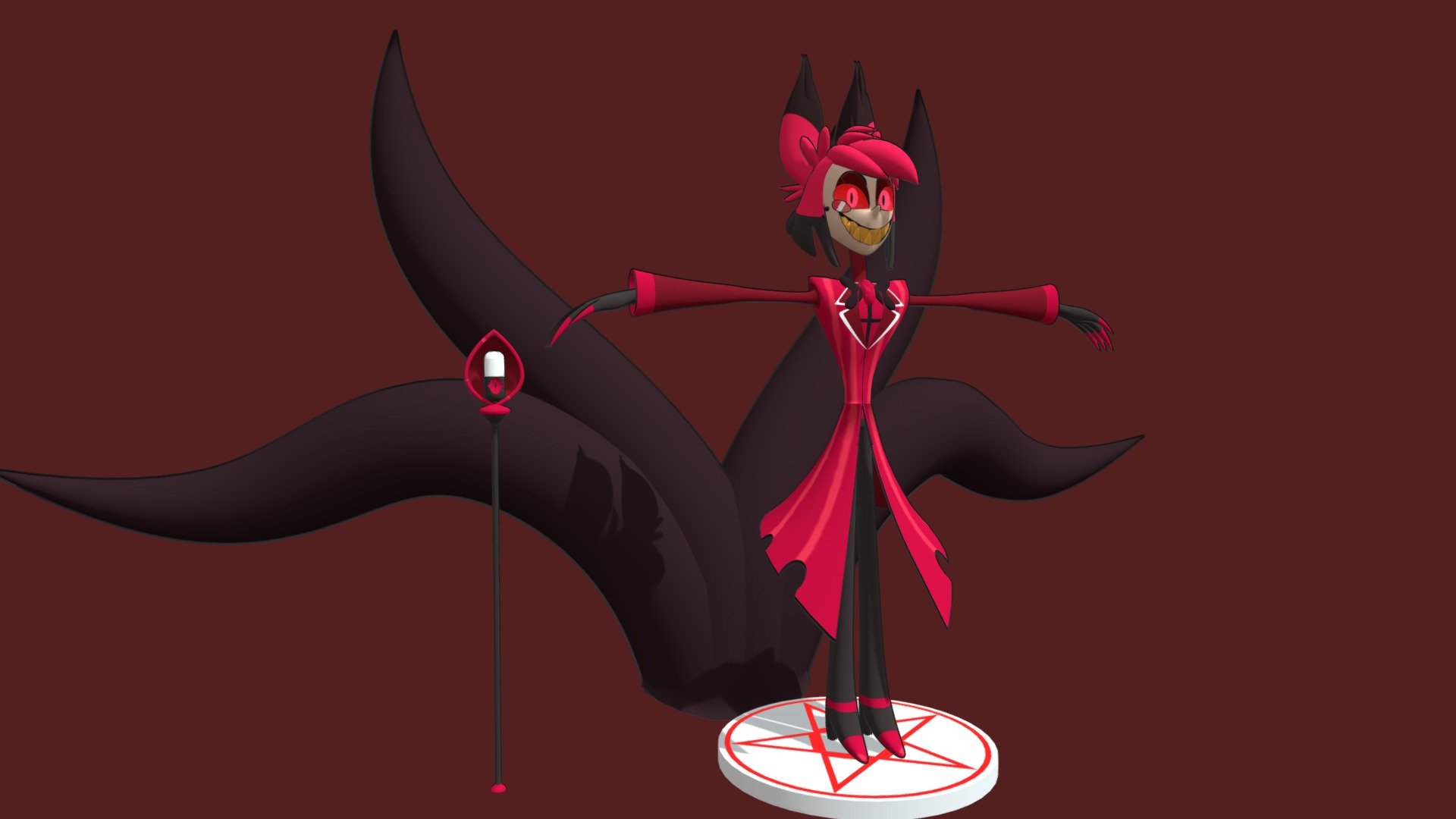 Alastor, the Radio Demon (Hazbin Hotel) - Buy Royalty Free 3D model by ...