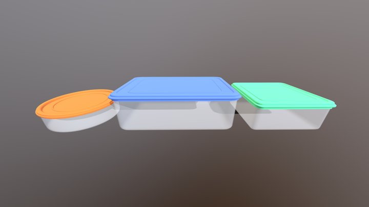 Tupperware 3D models - Sketchfab