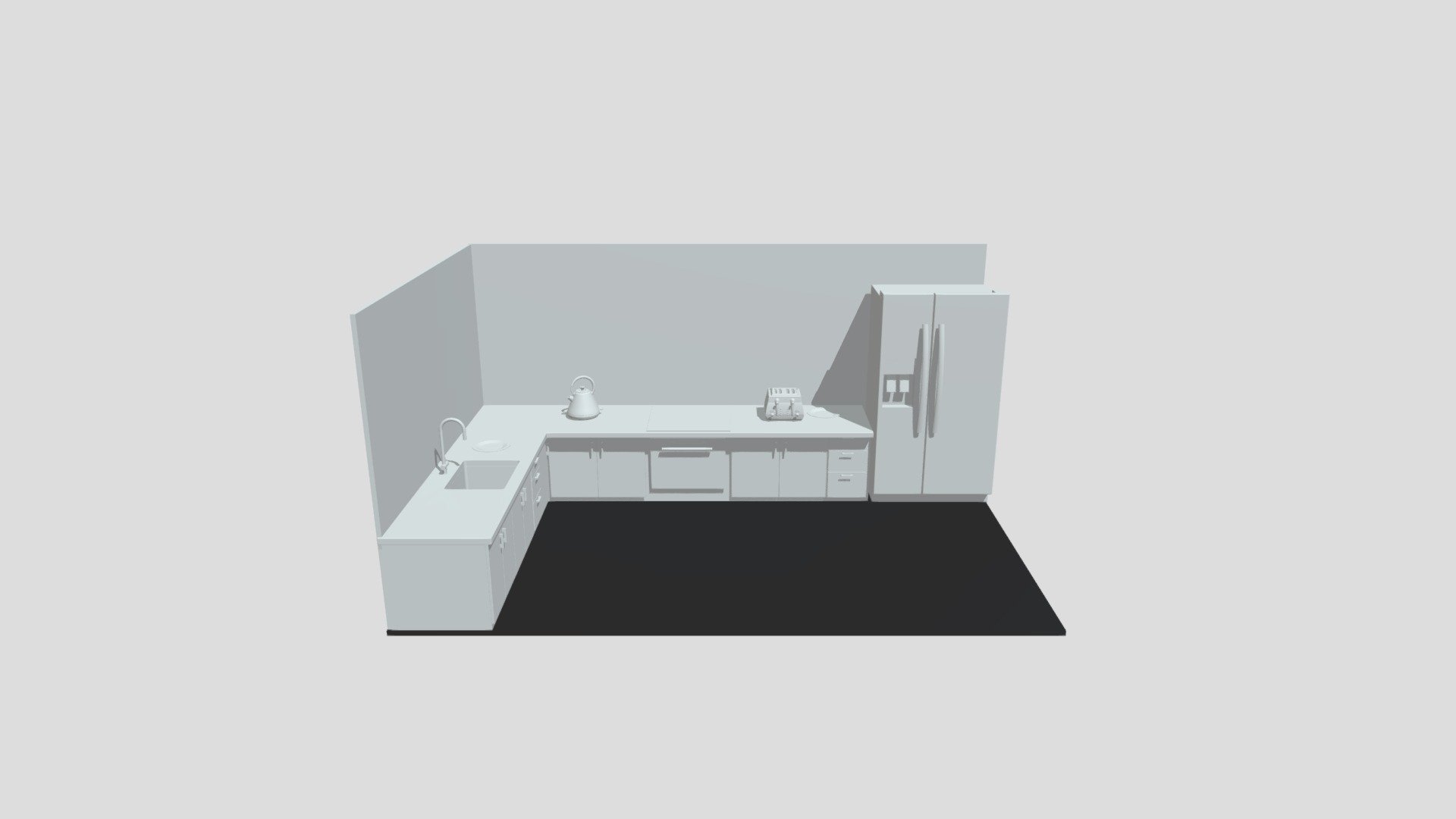 Kitchen 1 - 3D model by Saliha.0.8 [d62c924] - Sketchfab