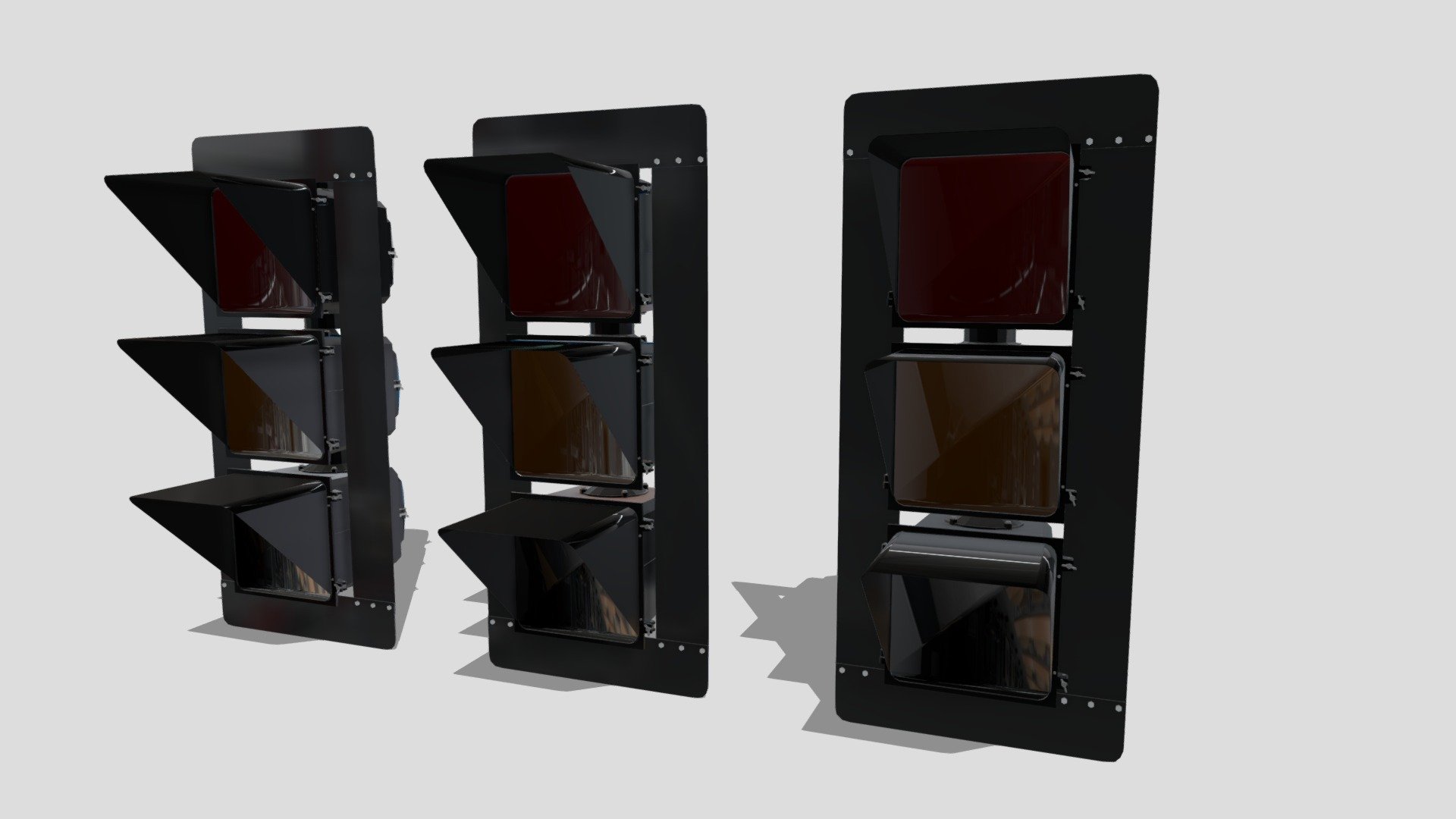 3M 131 Traffic Signal set - Download Free 3D model by Signalrenders ...