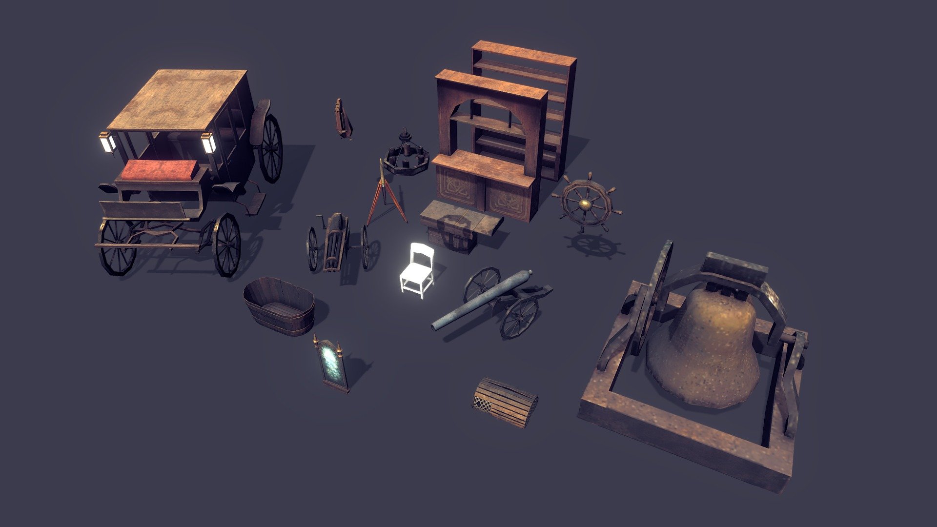 Gloomwood Environmental Props - 3D model by AbstractFigure [d633b1b ...