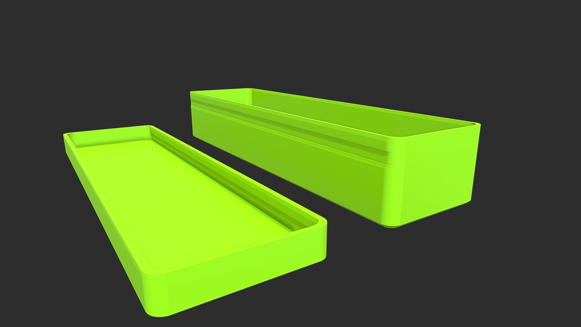 box two part free stl tight close 3d model print - Download Free 3D ...