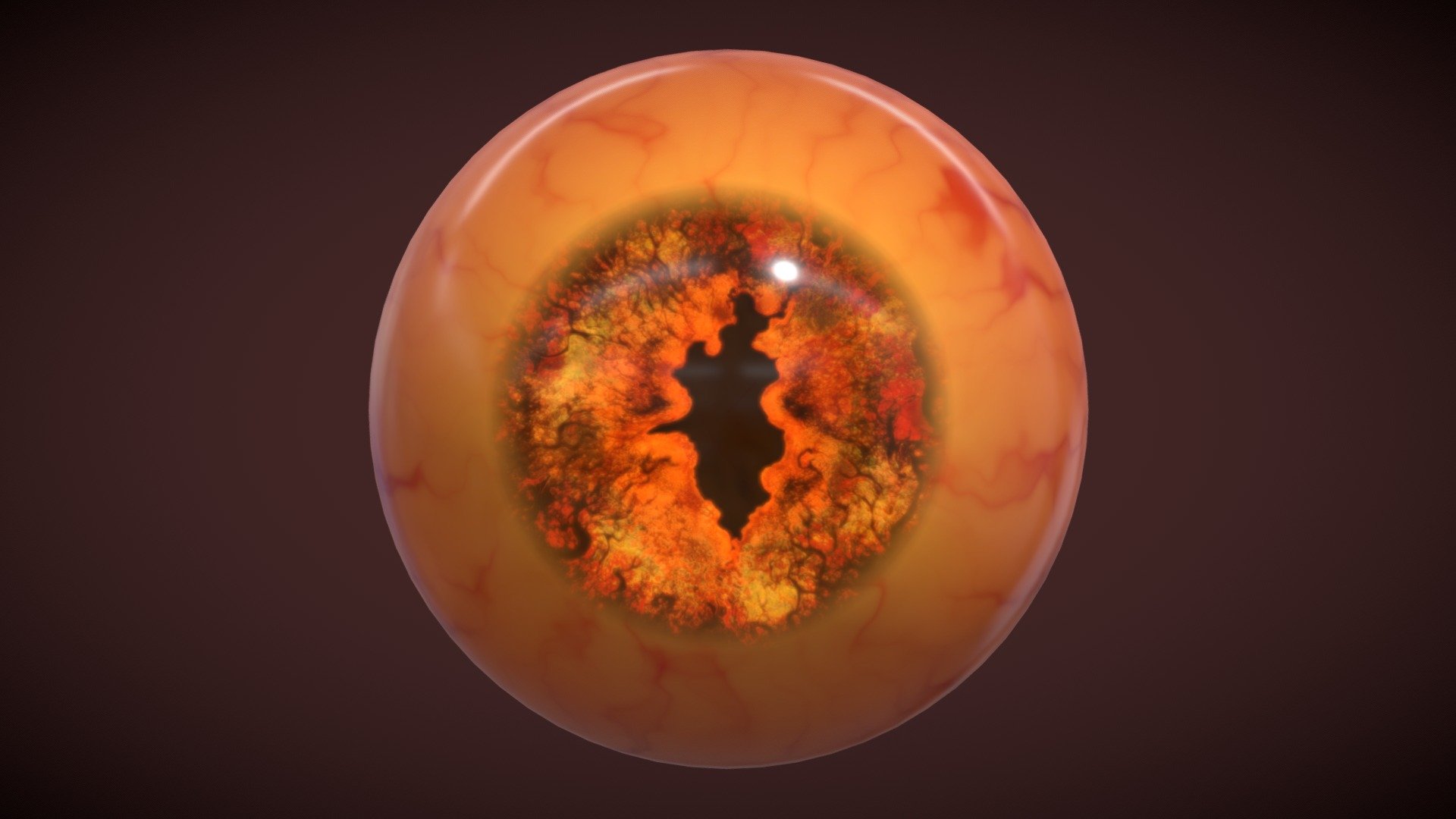 Red dragon eyeball - blender file - Download Free 3D model by gamnok ...