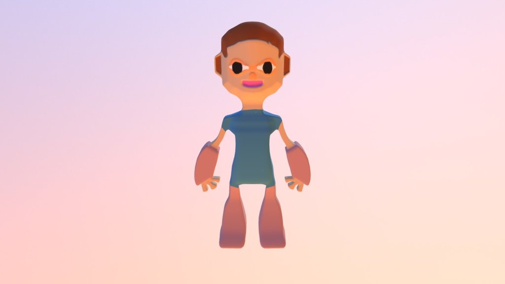 Robot Boy W/Bump - 3D model by thomasmendez [d637f54] - Sketchfab