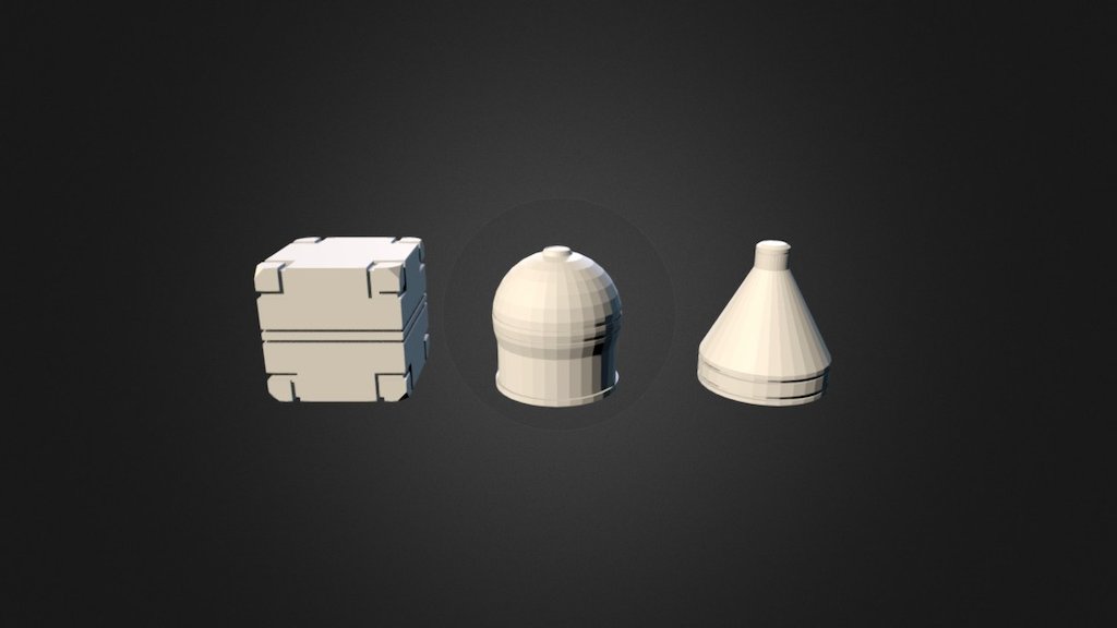 Three Shapes - 3D model by FoxyMoron [d63882a] - Sketchfab